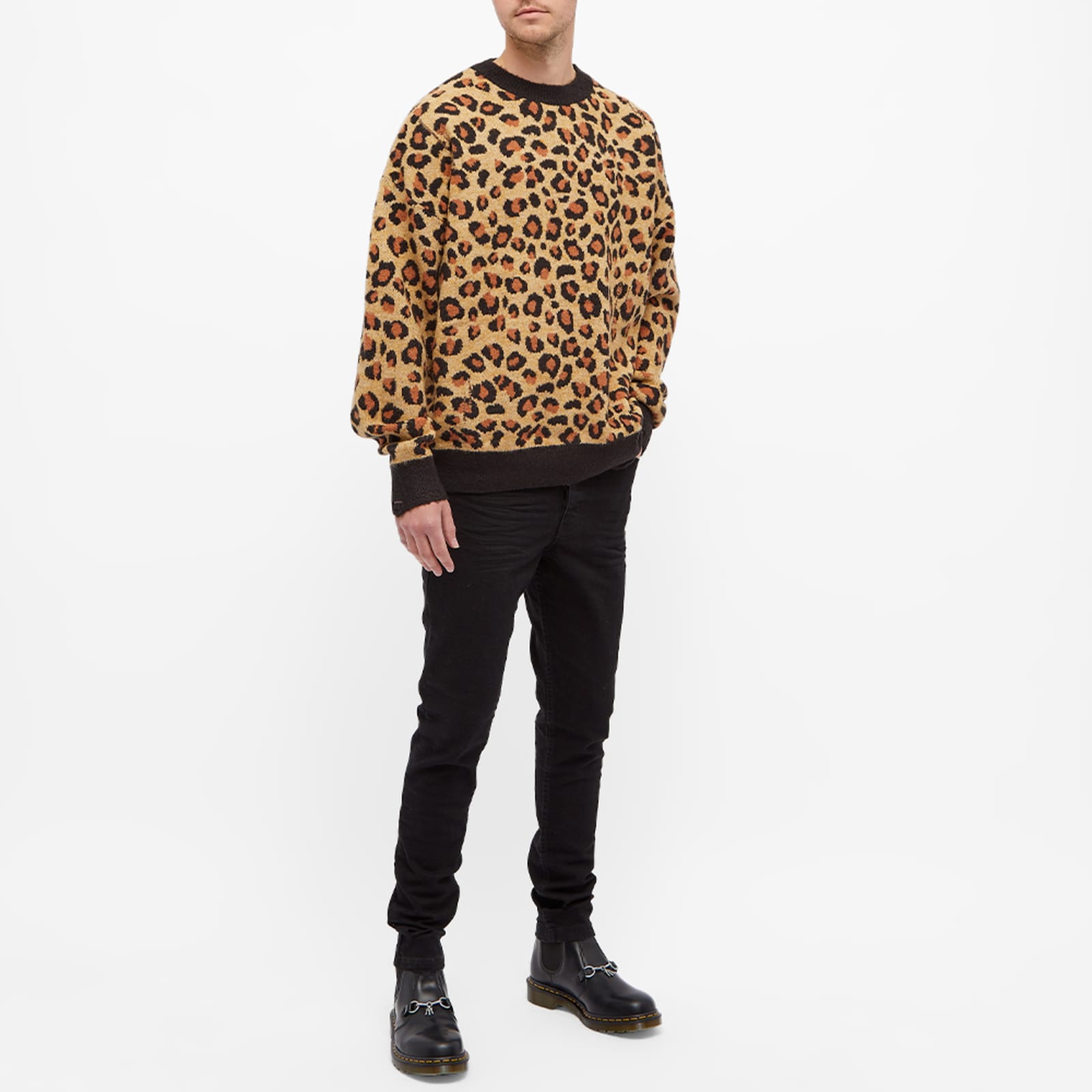 Other Leopard Crew Knit Leopard End