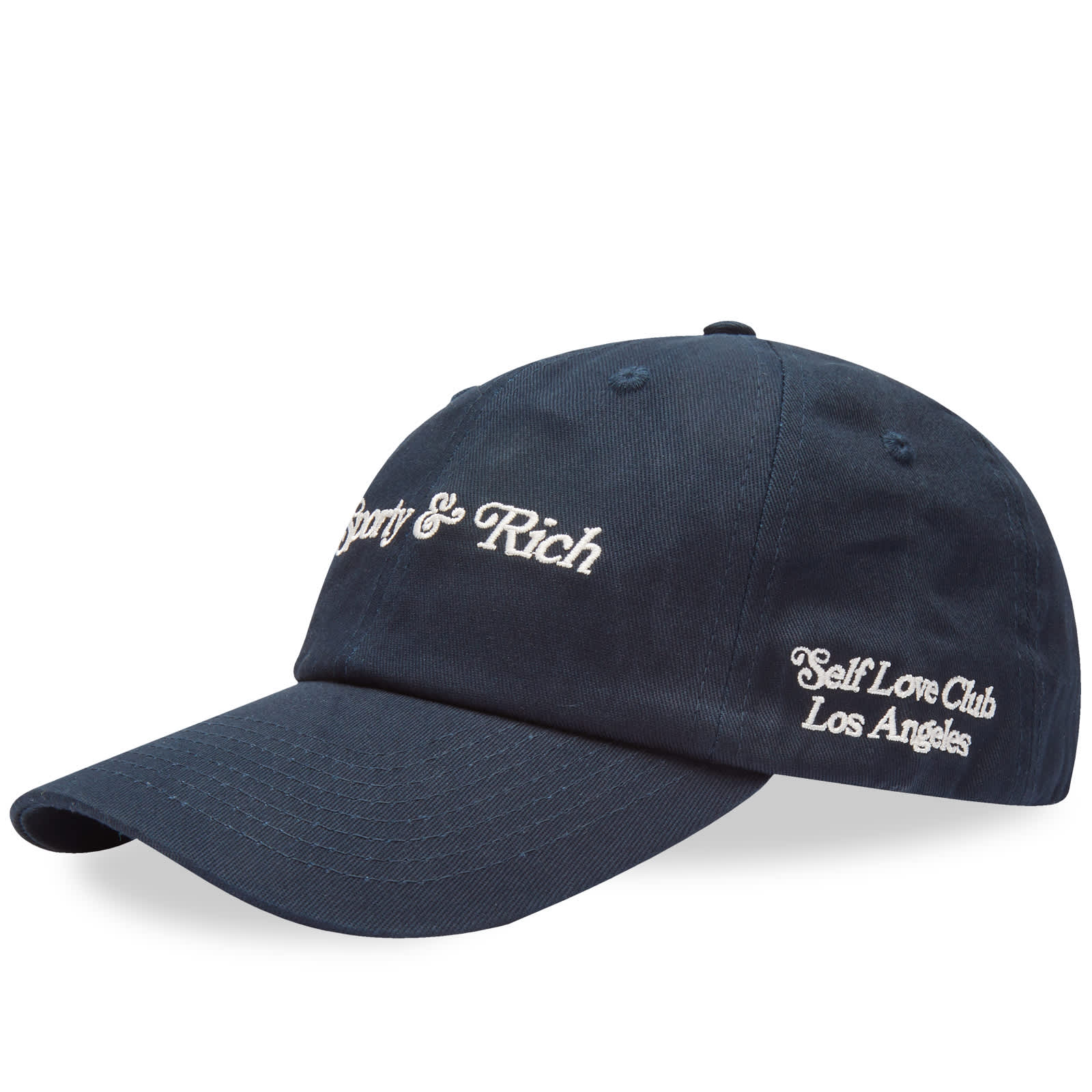 Sporty & Rich Self Love Club Cap Navy & Cream | END. (US)
