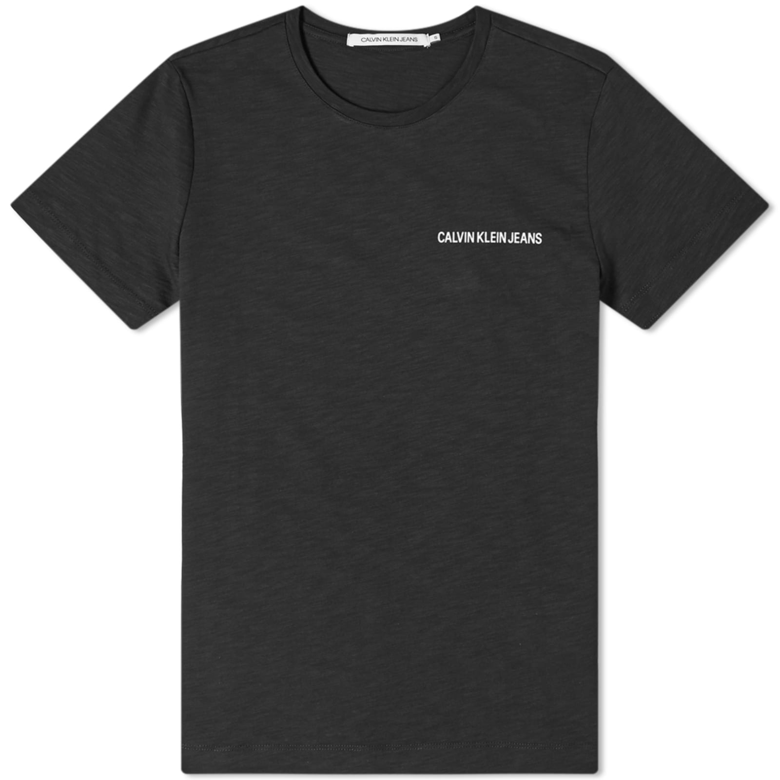 Calvin Klein Institutional Logo Tee Black End