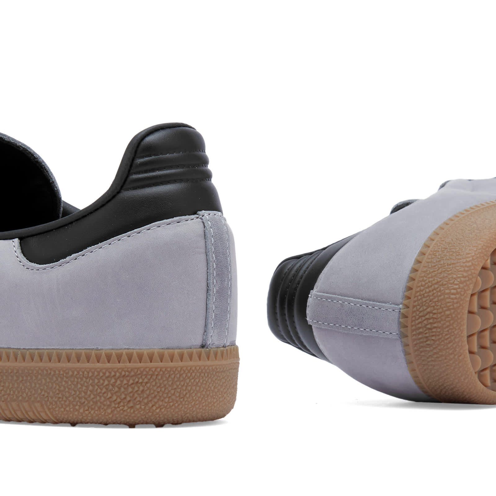 Adidas Samba OG Halo Silver, Core Black & Brown Desert | END. (CA)