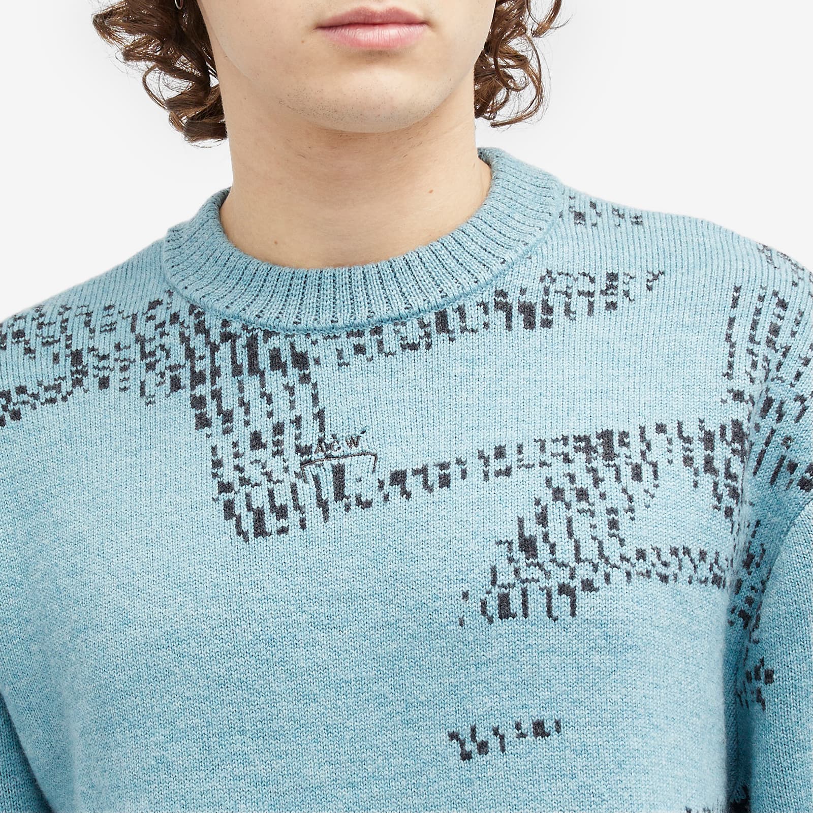 A-COLD-WALL* Annex Crew Knit Blue & Grey Faded Teal | END. (KR)