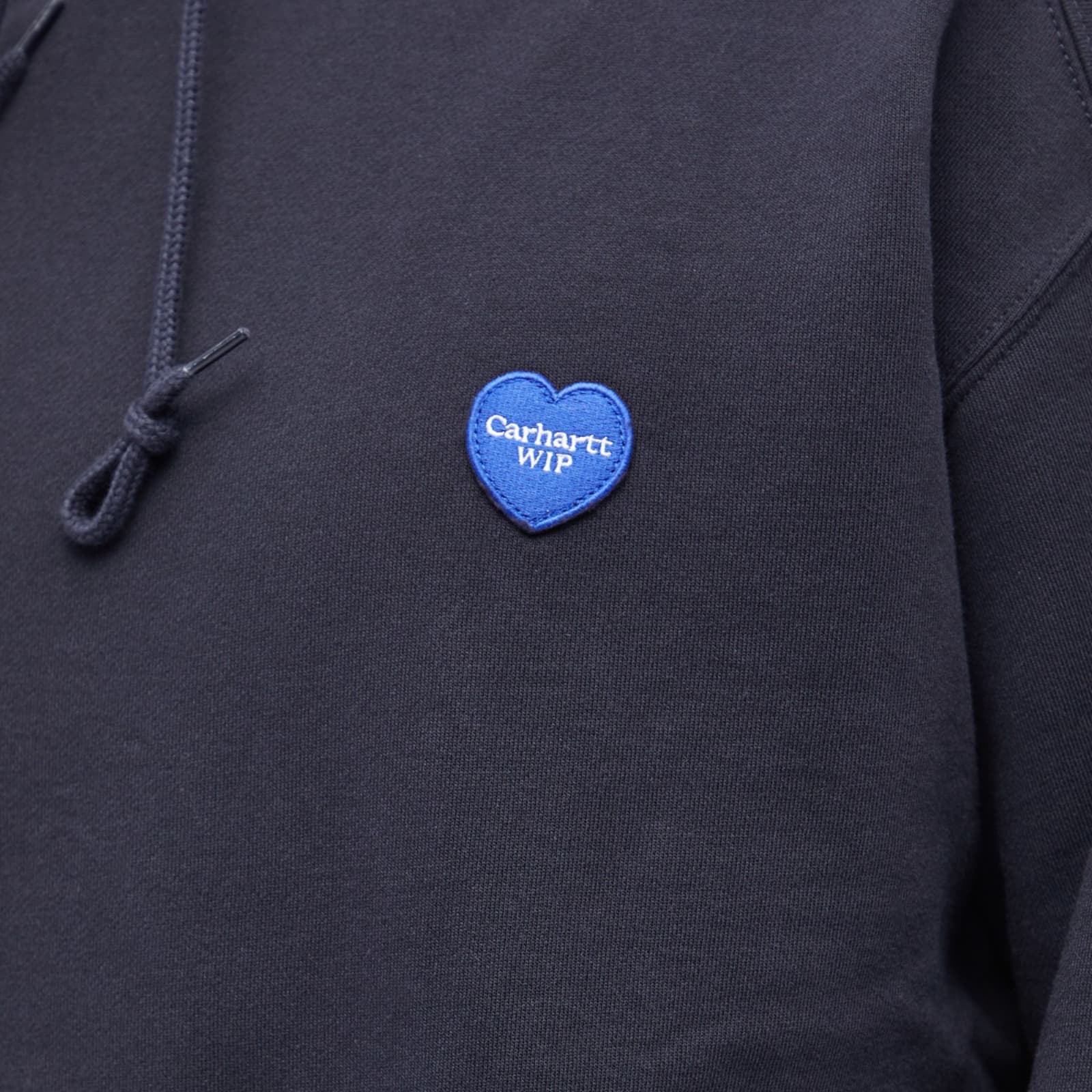 Carhartt WIP Hooded Heart Patch Sweat Dark Navy | END. (AR)