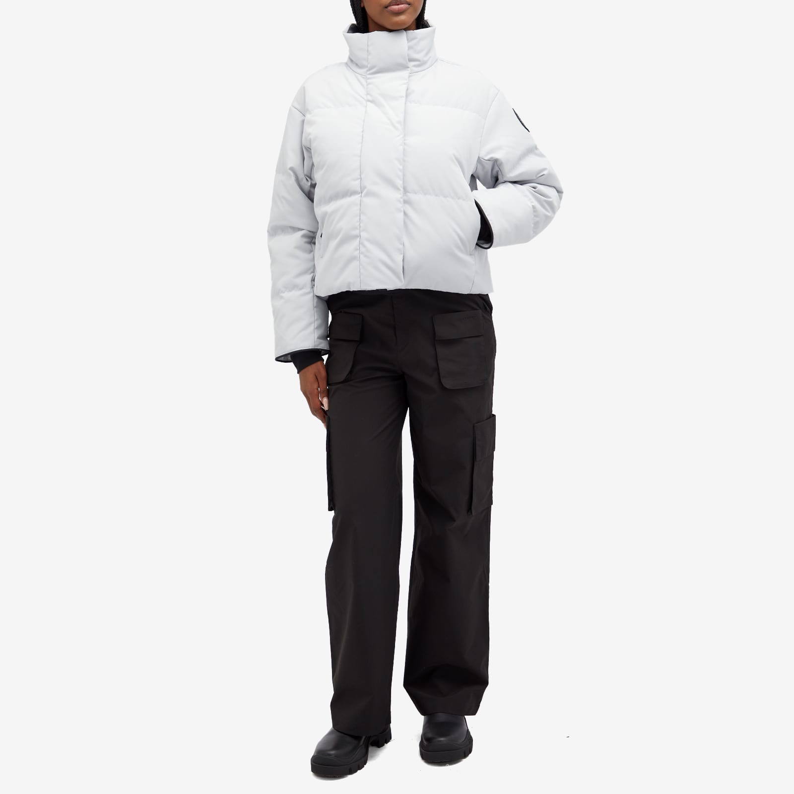 Canada Goose Grandview Cropped Jacket Silverbirch | END. (CA)