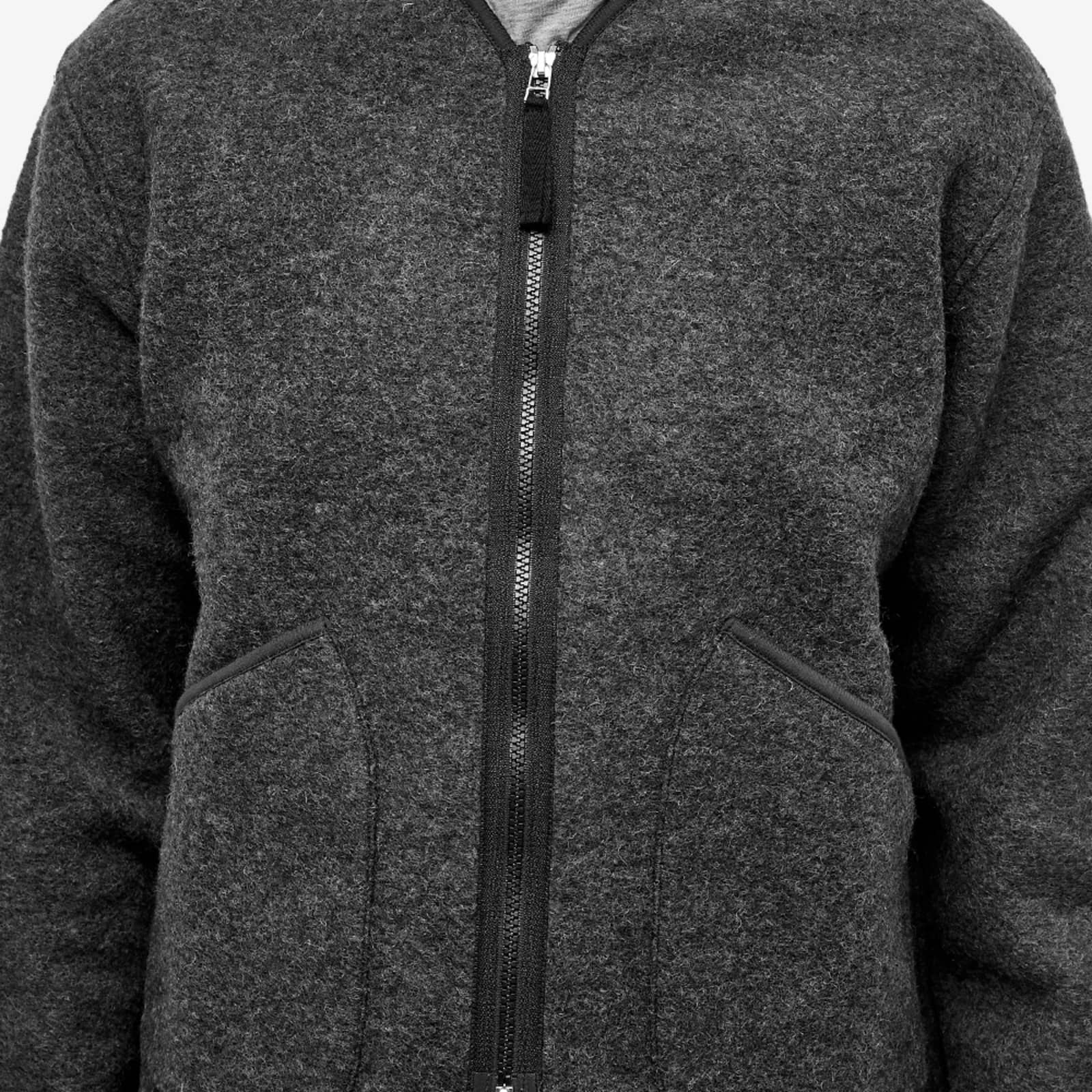 Universal Works Chante Wool Zip Liner Jacket Charcoal | END. (US)