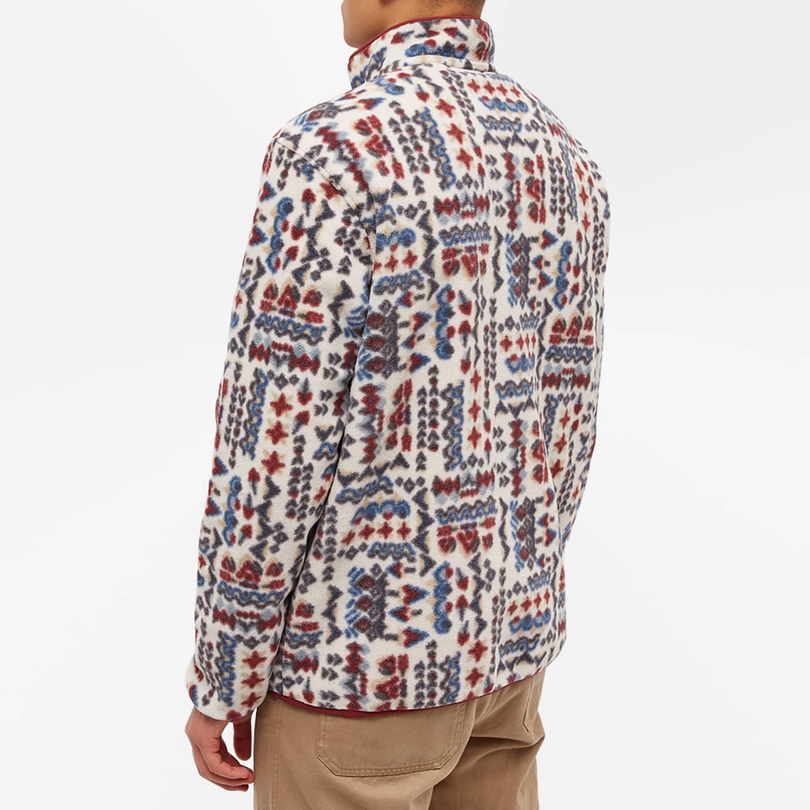 Patagonia Lightweight Synchilla Snap-T Pullover Wandering Woods: Pumice ...