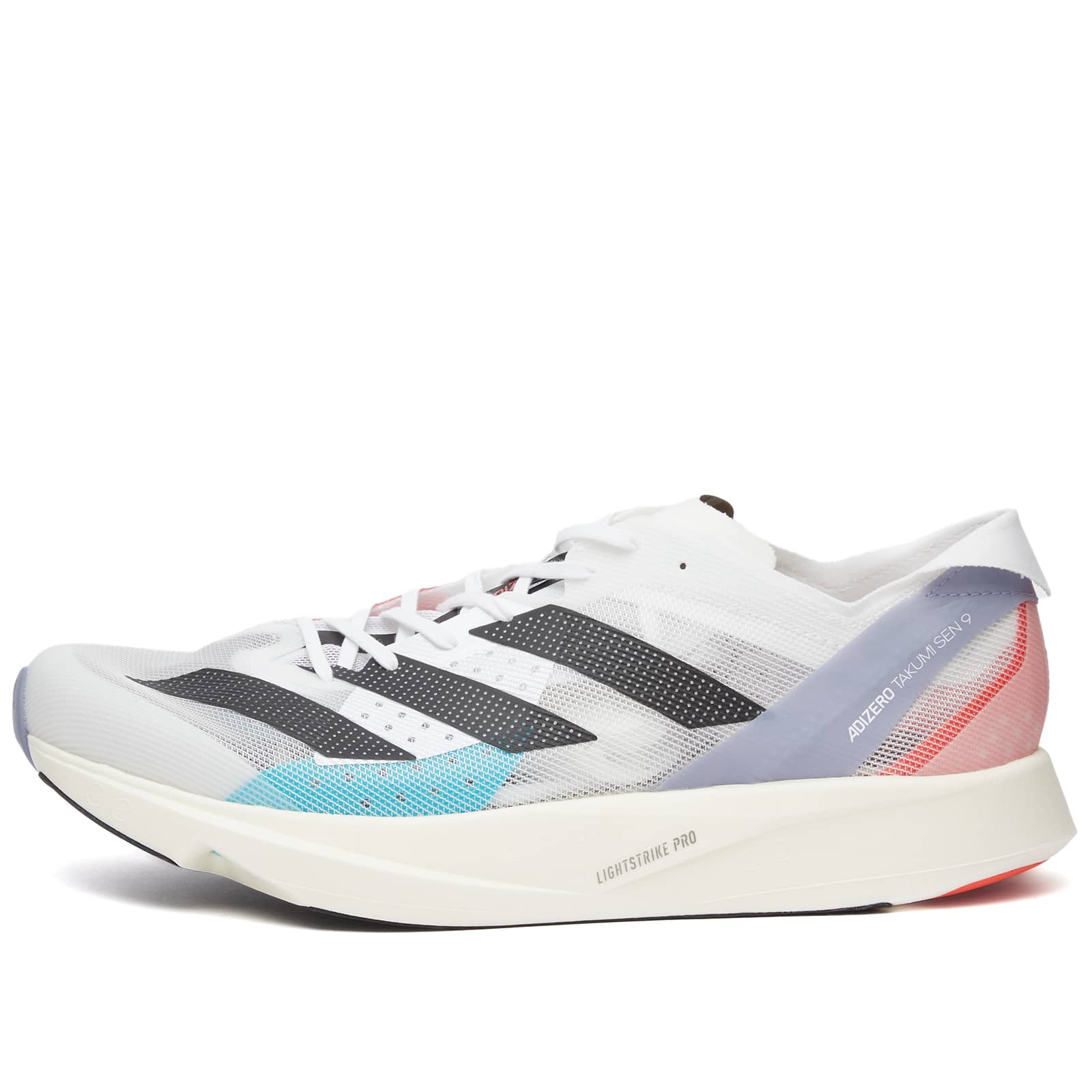 Adidas Adizero Takumi Sen 9 Silver Violet, White & Lucid Cyan | END. (GB)