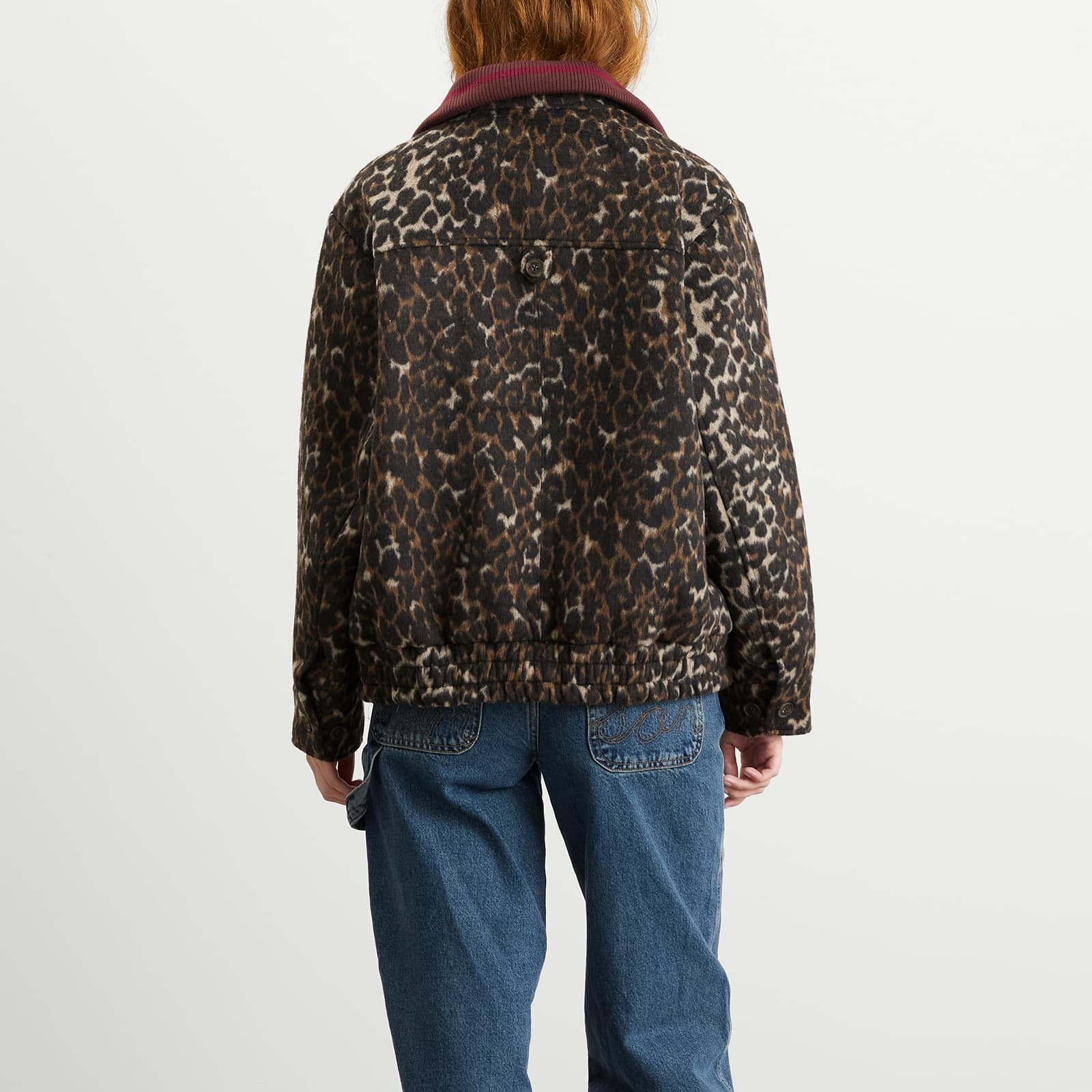 Damson Madder Pixie Leopard Bomber Jacket Leopard | END. (CA)