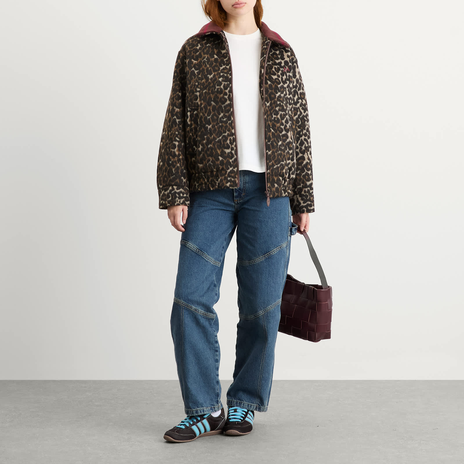 Damson Madder Pixie Leopard Bomber Jacket Leopard | END. (CA)