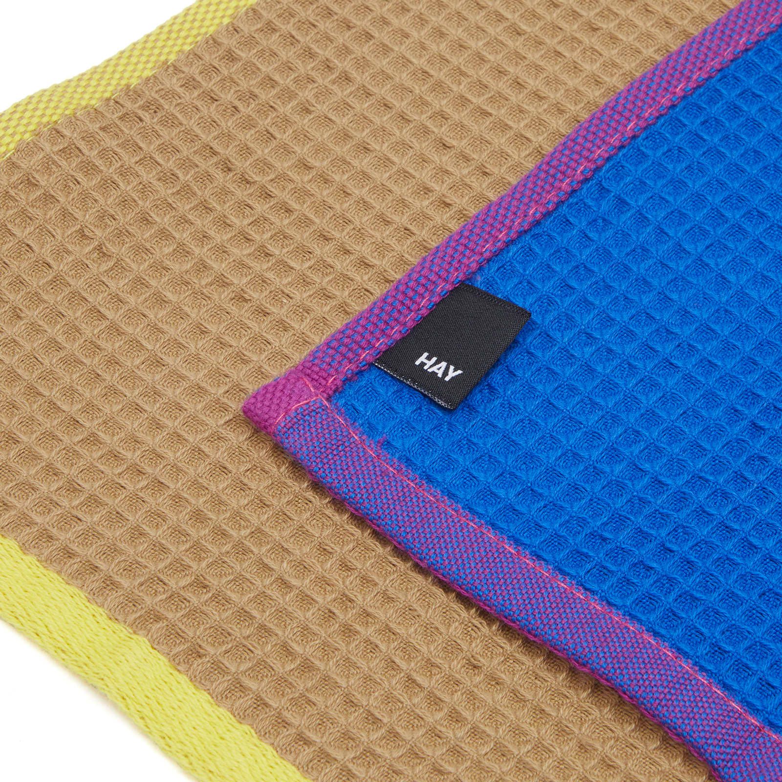 HAY Canteen Dish Cloth - Set of 2 Blue & Beige | END. (GB)