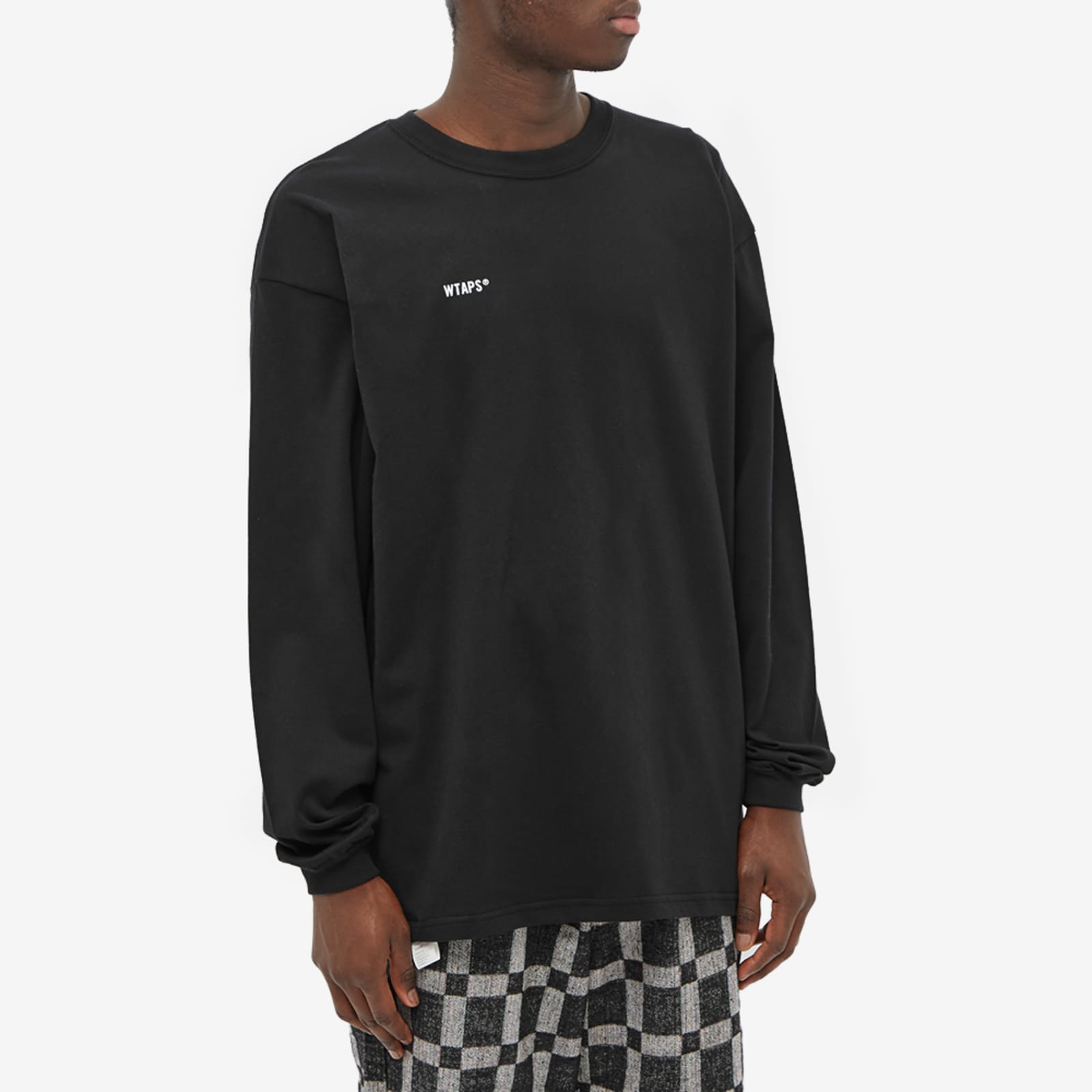WTAPS Long Sleeve Fabrication T-Shirt Black | END. (US)