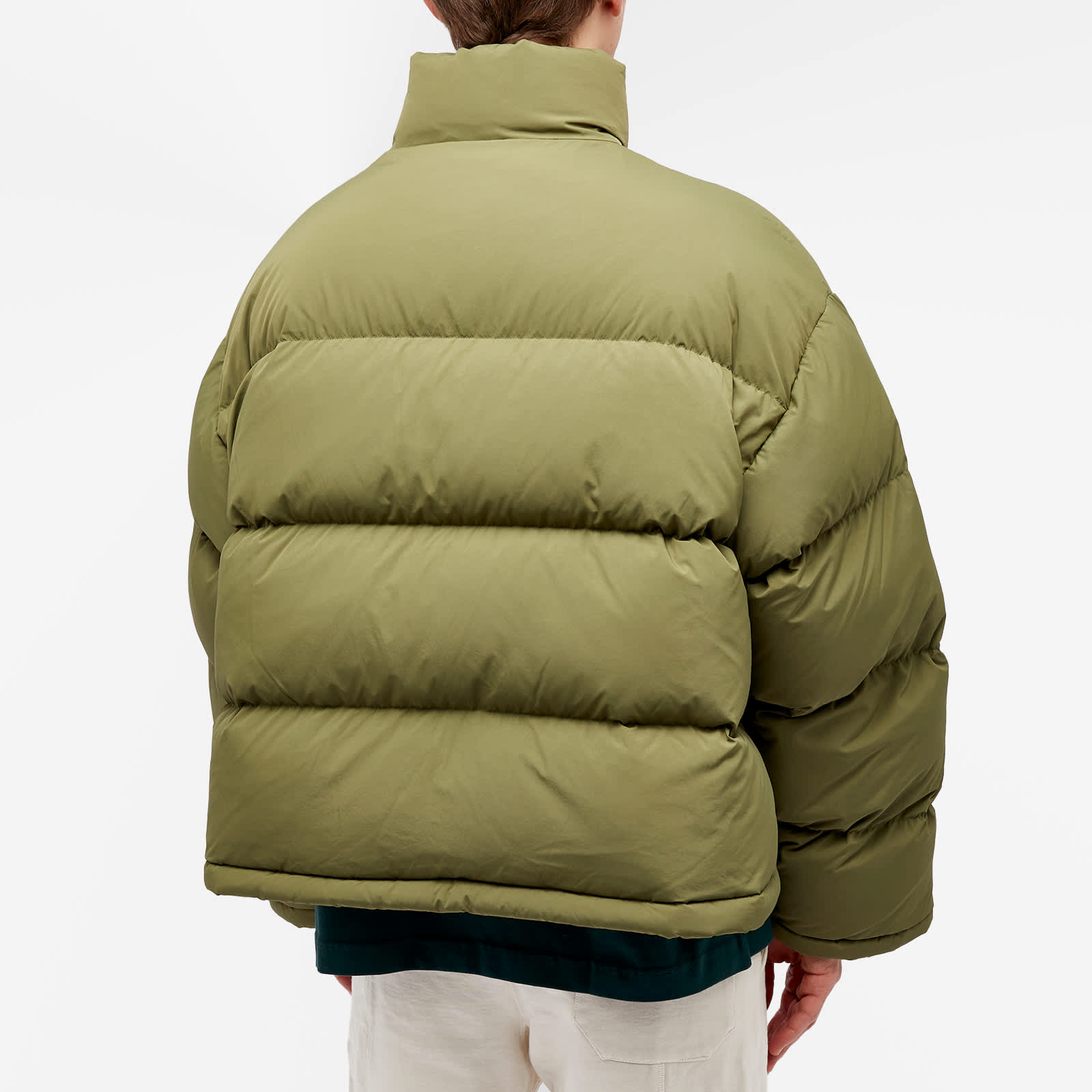 Cole Buxton Insulated Cropped Puffer Jacket Khaki | END.