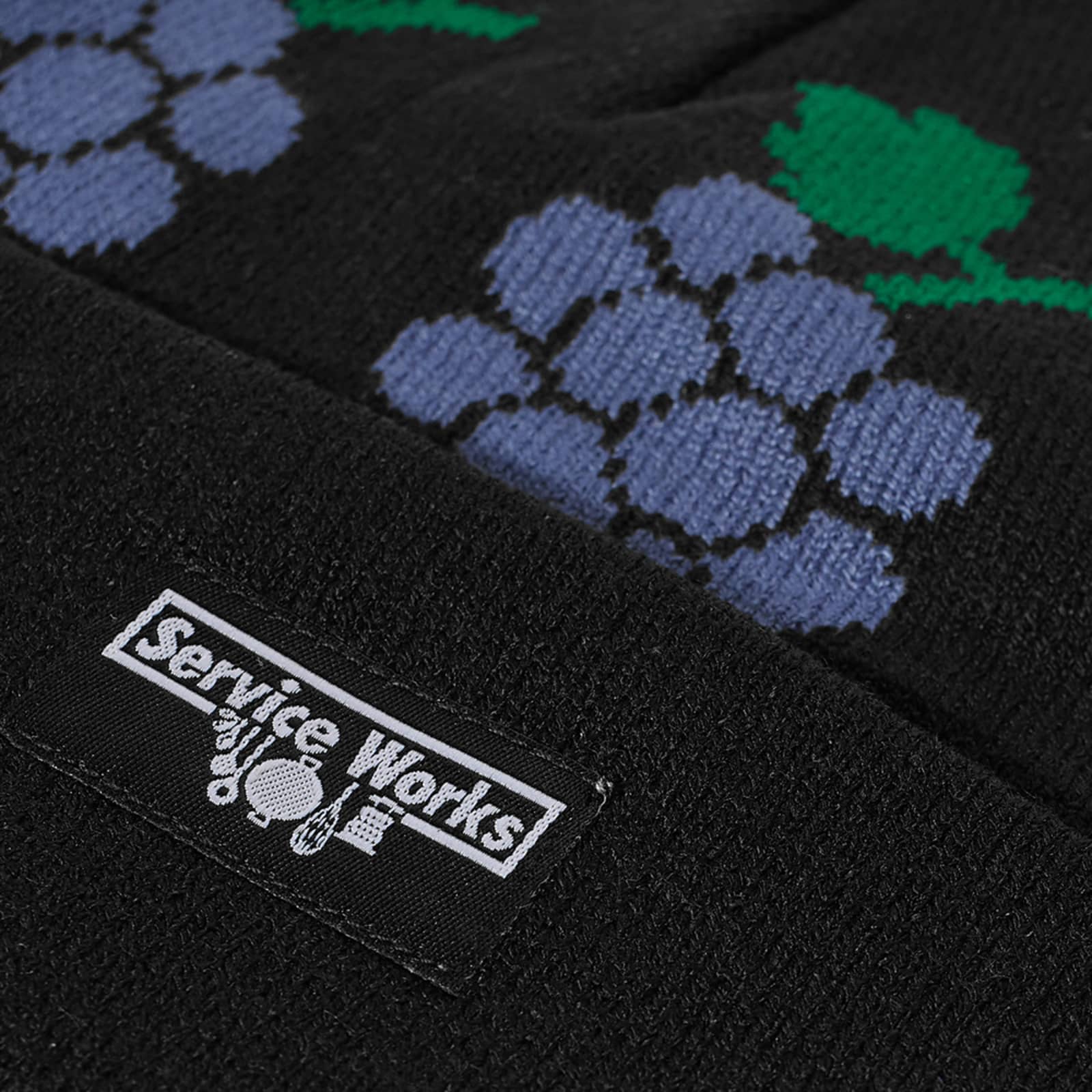 Service Works Grape Beanie Black | END. (KR)