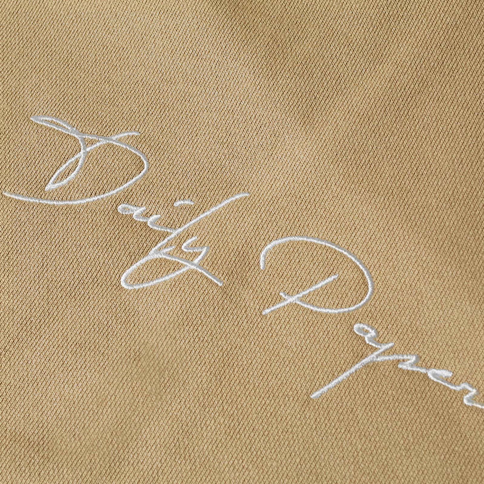 Daily Paper Script Logo Hoodie Twill Beige | END. (SG)