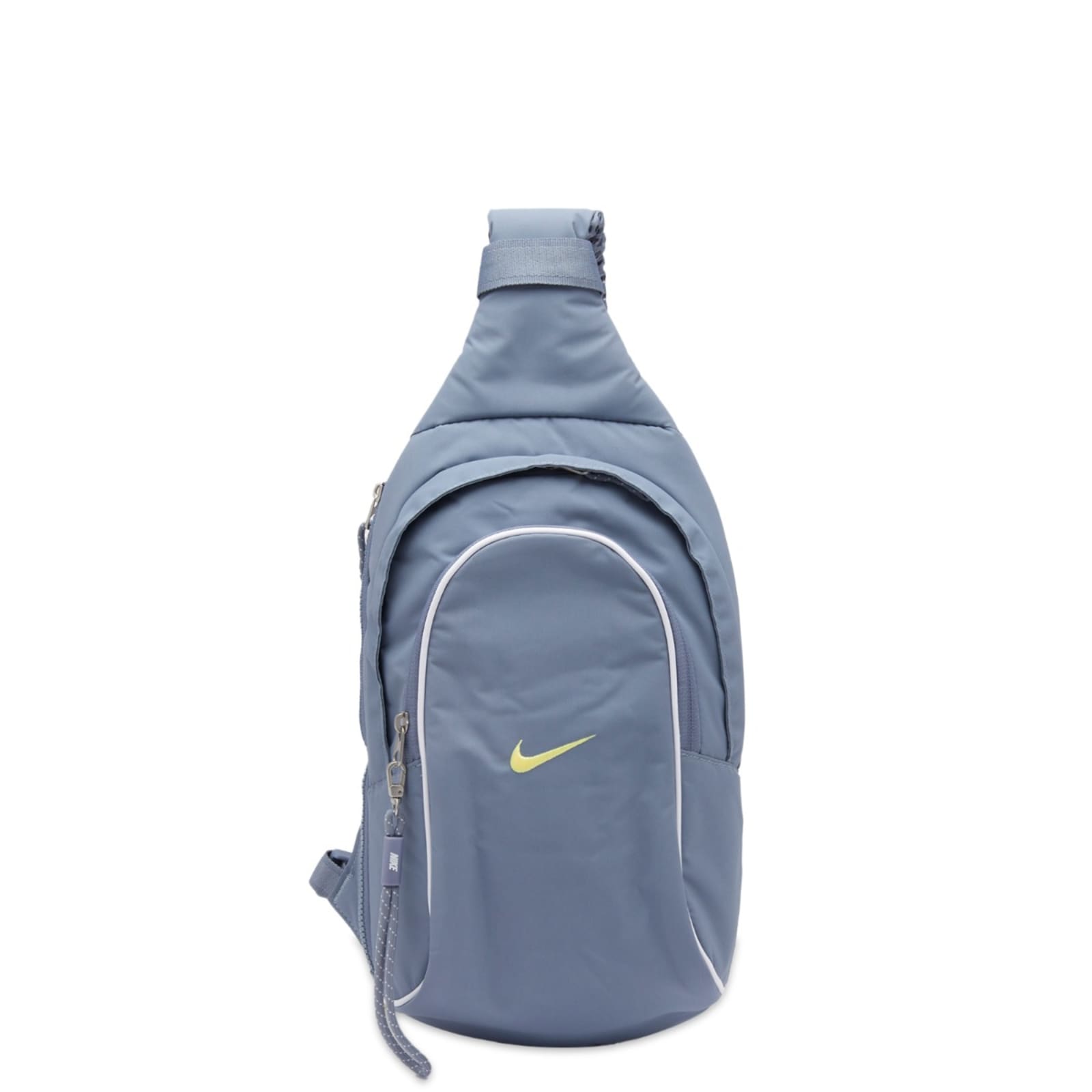 Nike Sportswear Essentials Sling Bag (8L) Ashen Slate, White & Lazer ...