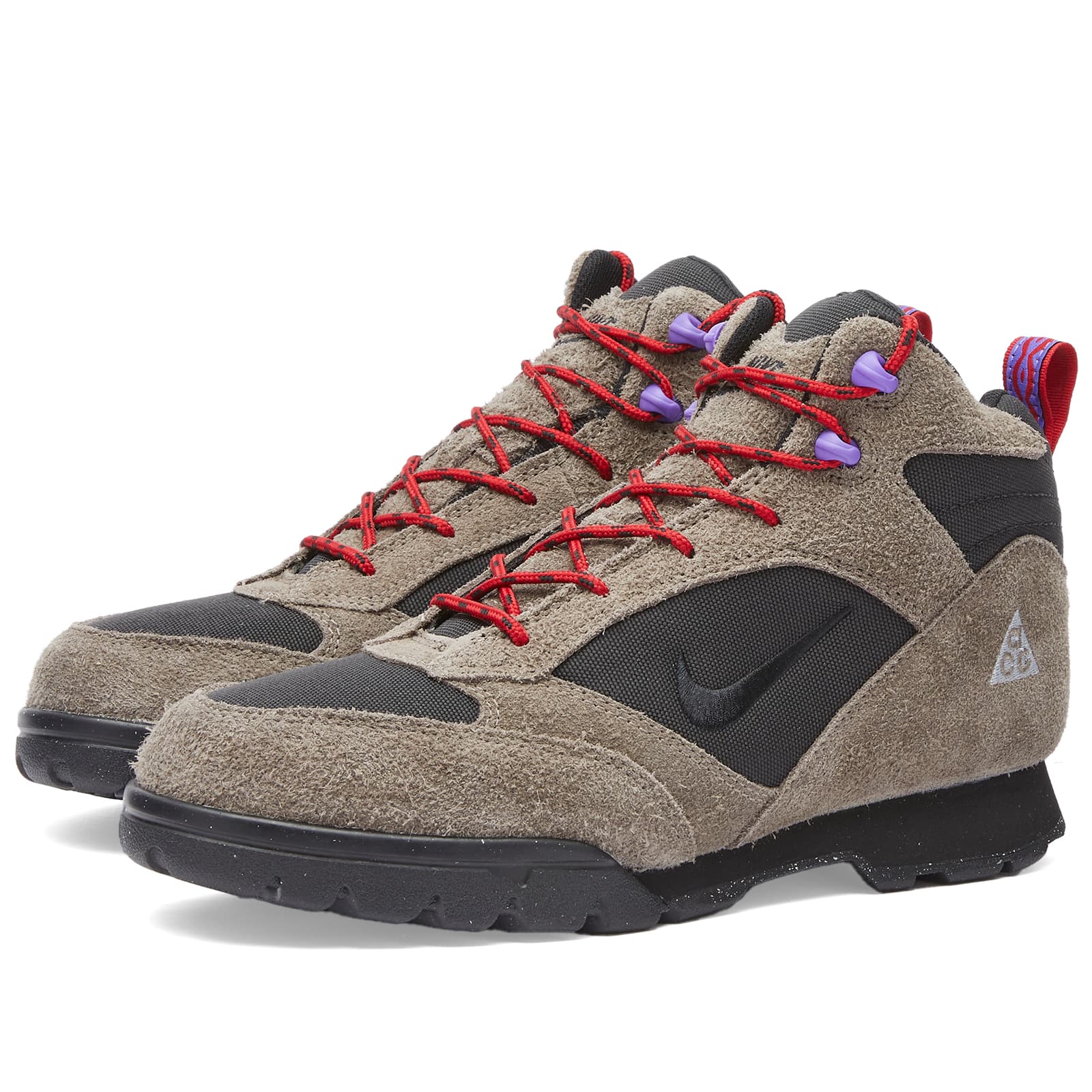 Nike ACG Torre Mid WP Olive Grey, Varsity Red & Psychic Purple | END. (US)