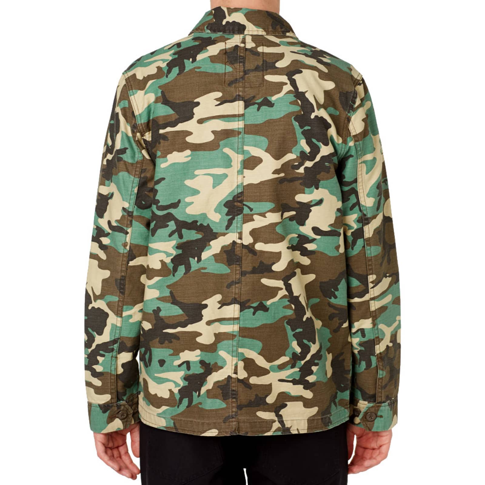 Stussy Camo Field Jacket Olive Camo | END. (US)