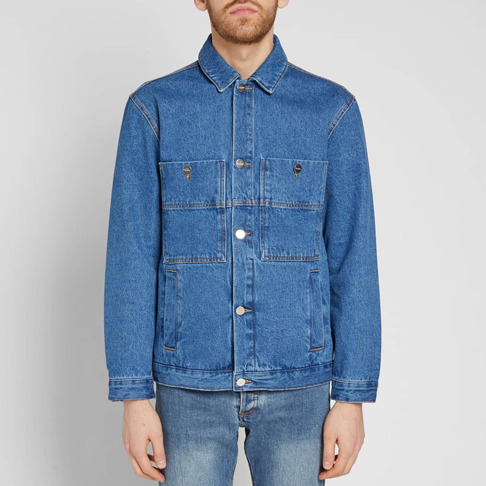 Études Guest Stone Denim Jacket Stone | END. (US)