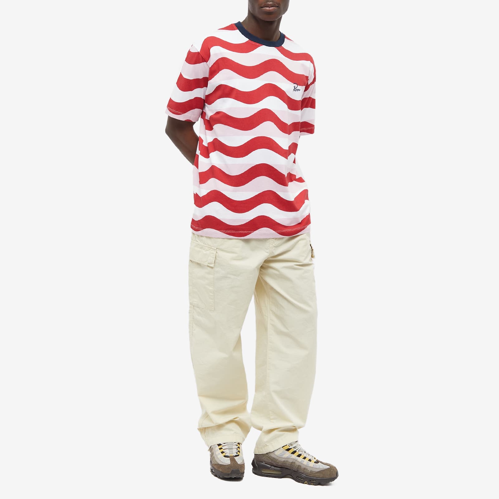 By Parra Striped Over Stripes T-Shirt Multi | END.