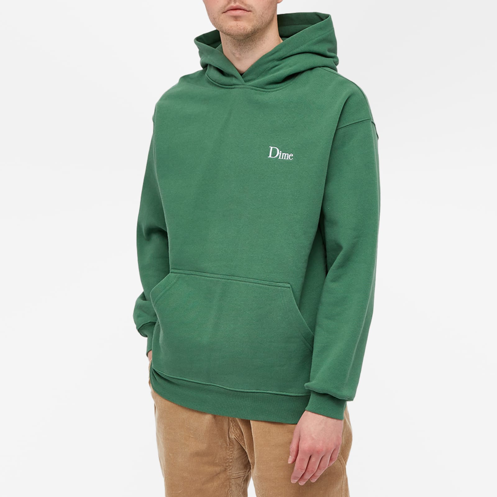 Dime Classic Small Logo Hoodie Green | END. (SG)