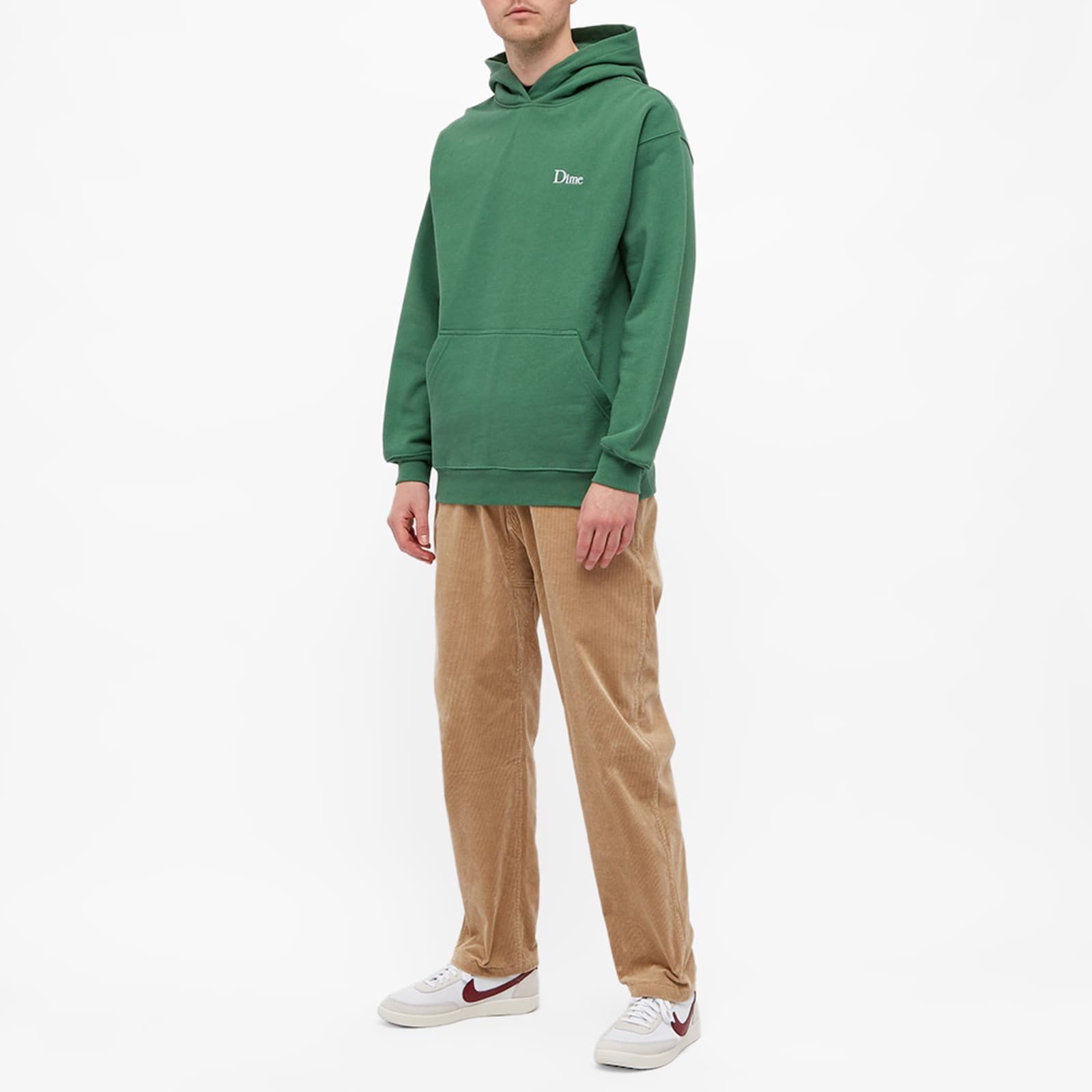 Dime Classic Small Logo Hoodie Green | END. (US)