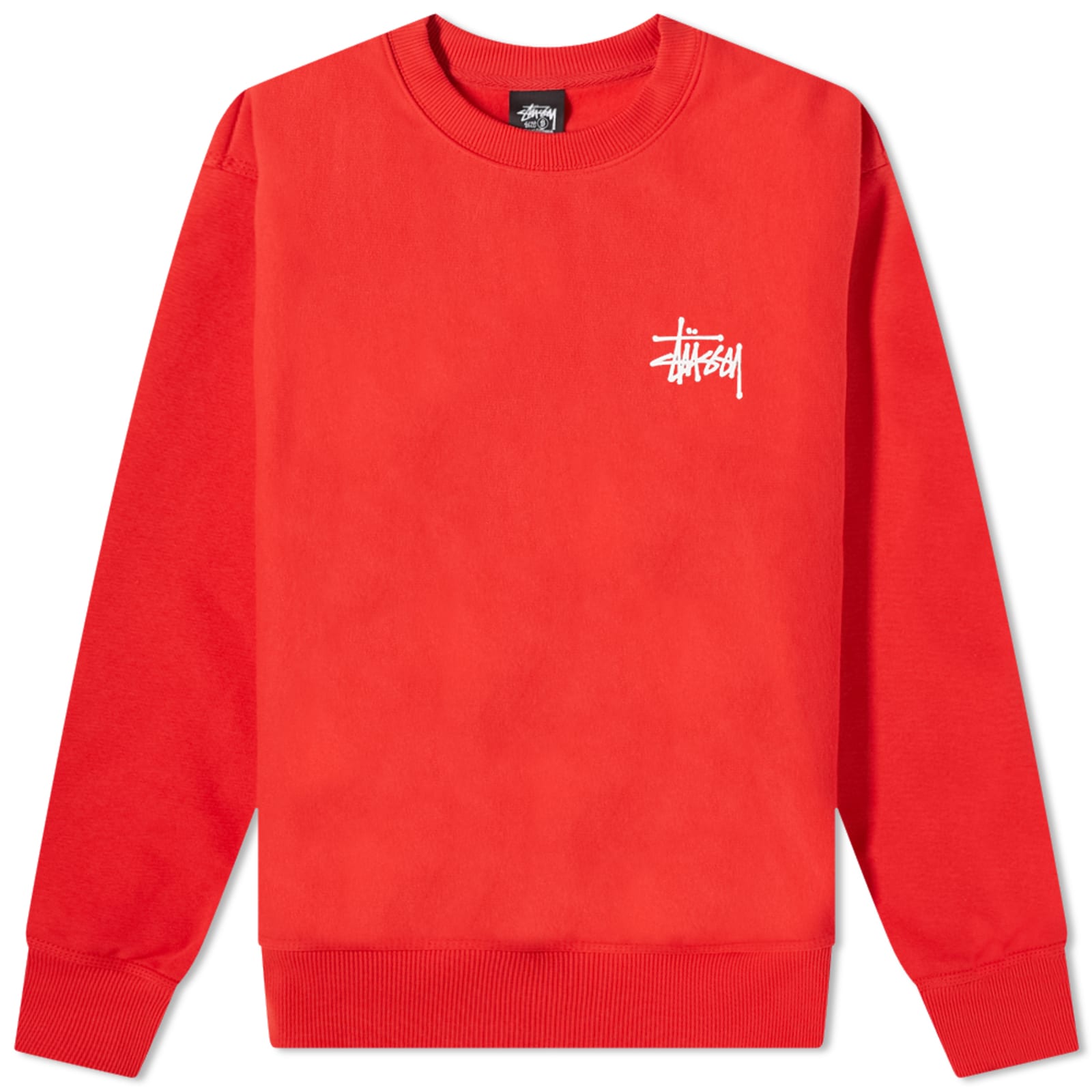 Stussy Basic Crew Red | END. (NZ)
