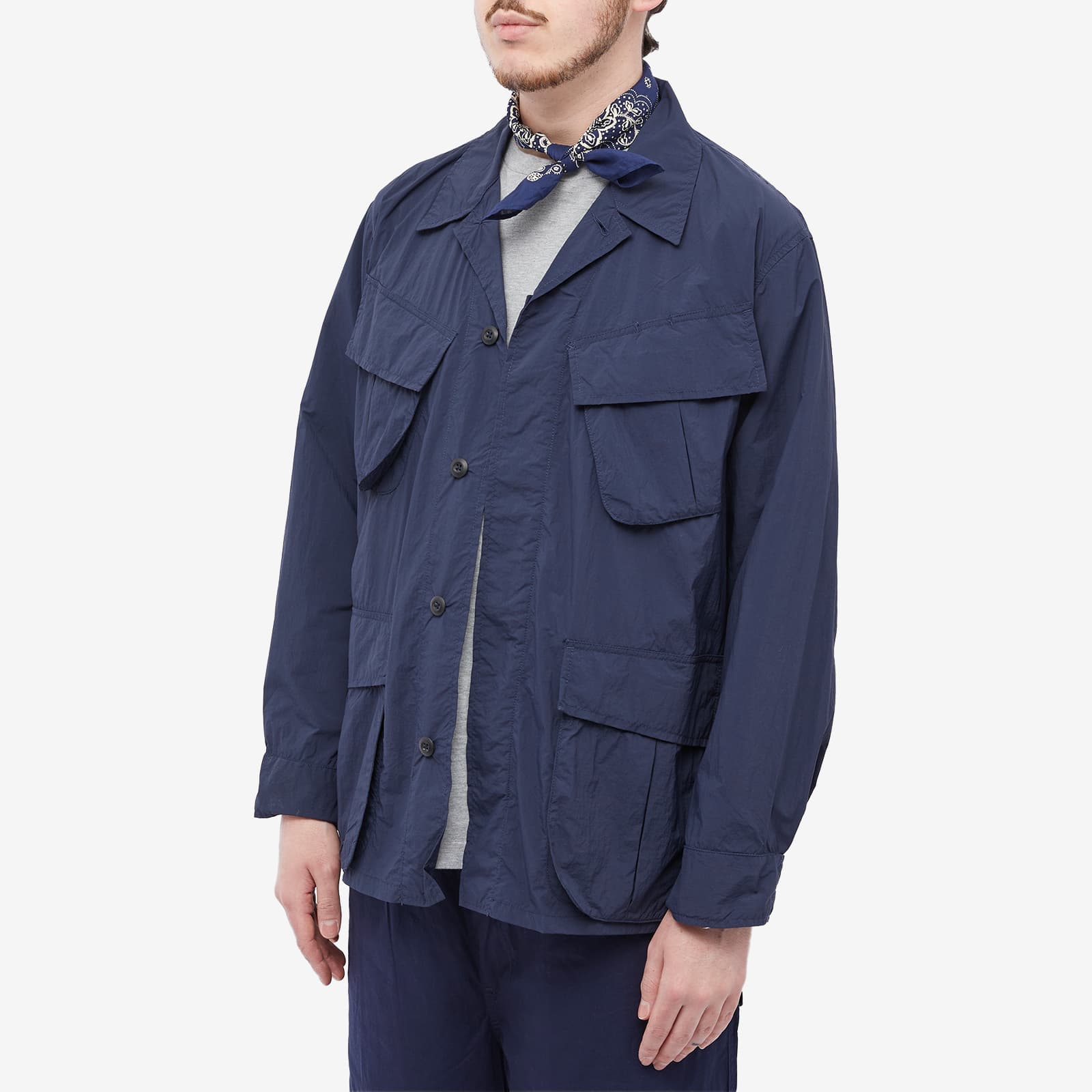 Universal Works Recycled Nylon Jungle Jacket Navy | END. (AR)