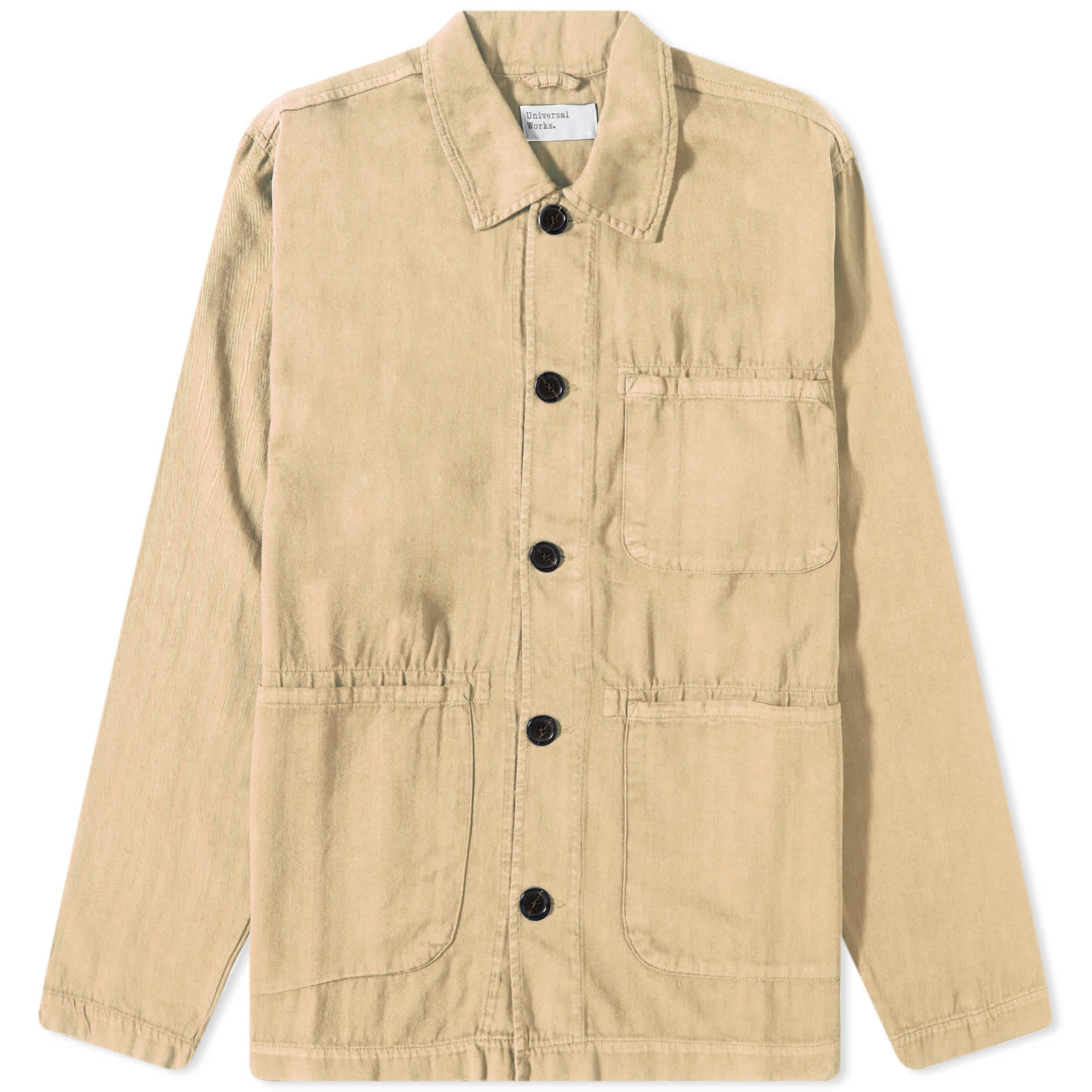 Universal Works Herringbone Cotton Field Jacket Sand | END.