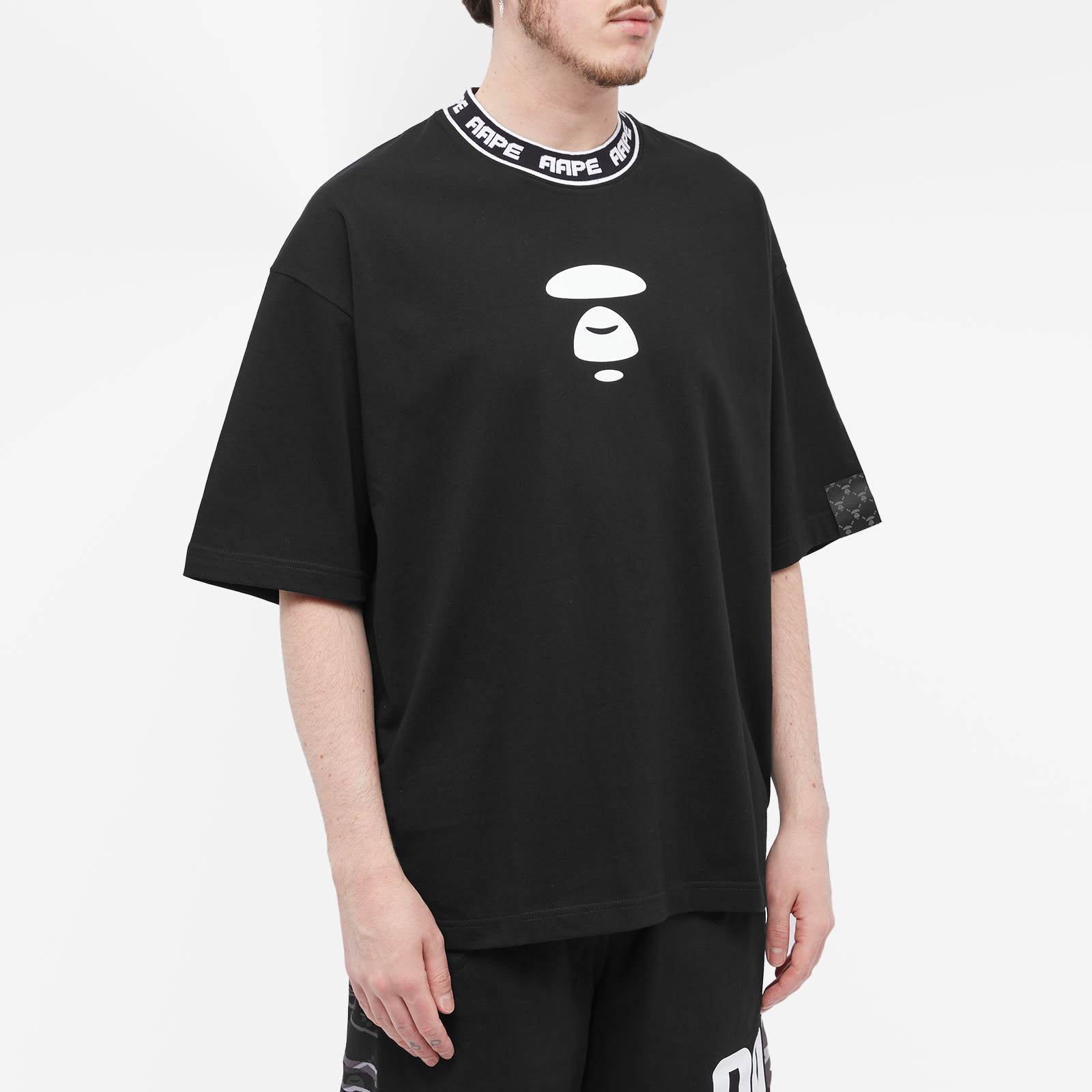 AAPE Reversible Dope Moon Face T-Shirt Black | END. (US)