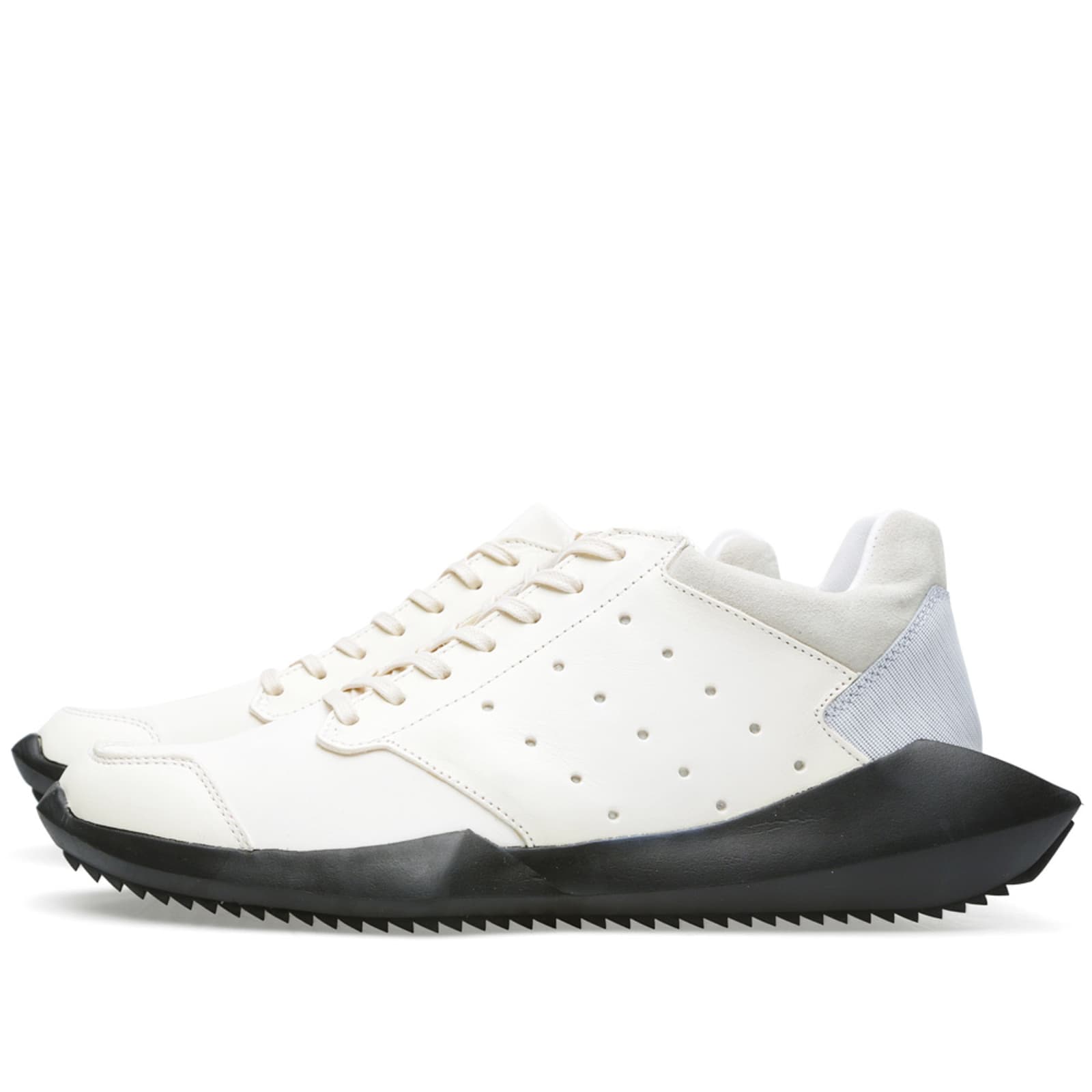 Adidas X Rick Owens Tech Runner Running White And Black End