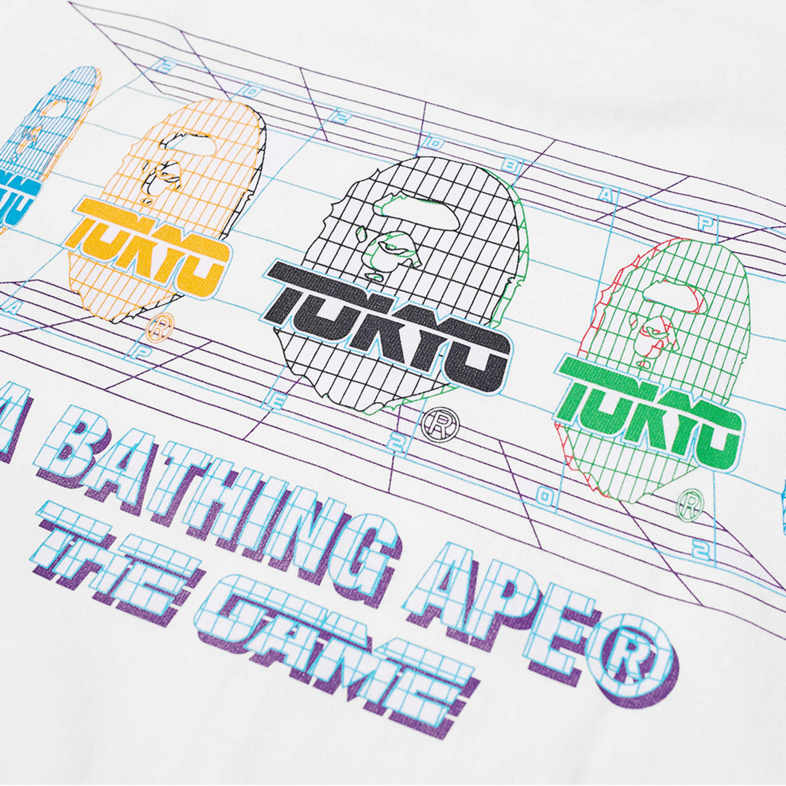 A Bathing Ape BAPE Tokyo #2 T-Shirt White | END. (GB)