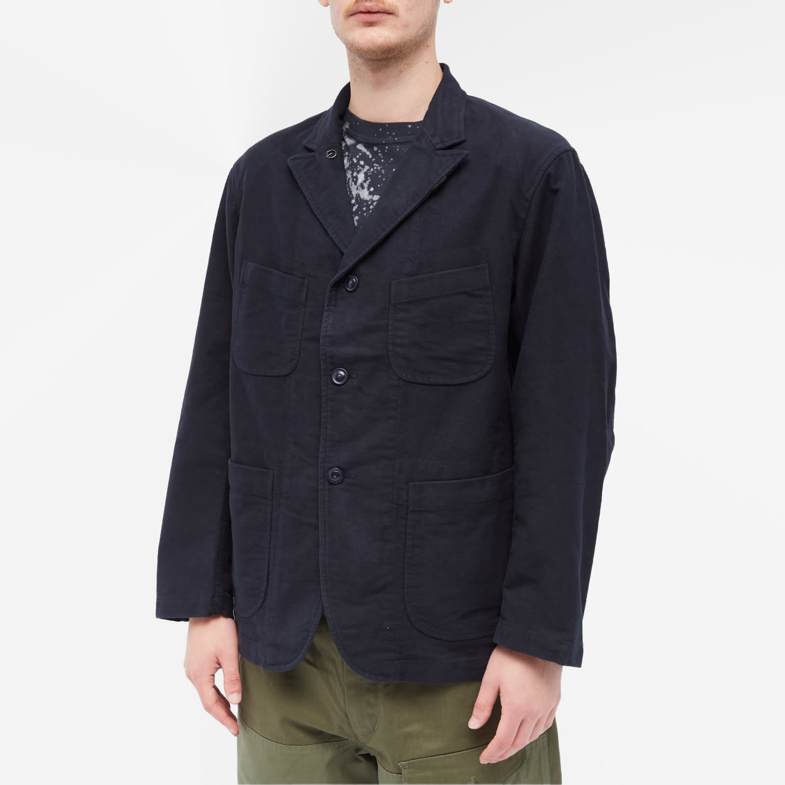 Engineered Garments Bedford Jacket Dark Navy Cotton Moleskin | END. (KR)