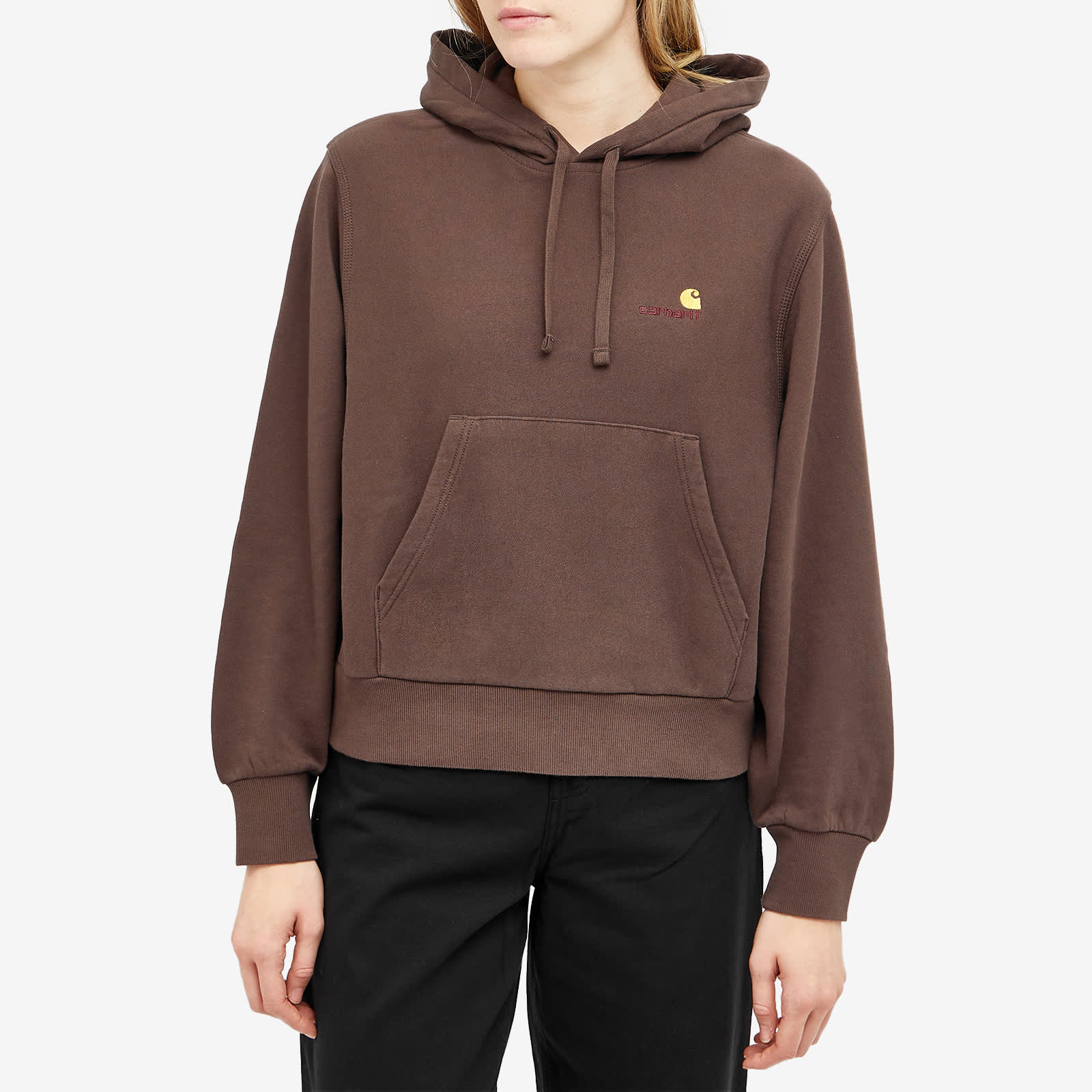 Carhartt WIP American Script Logo Hoodie Buckeye | END.