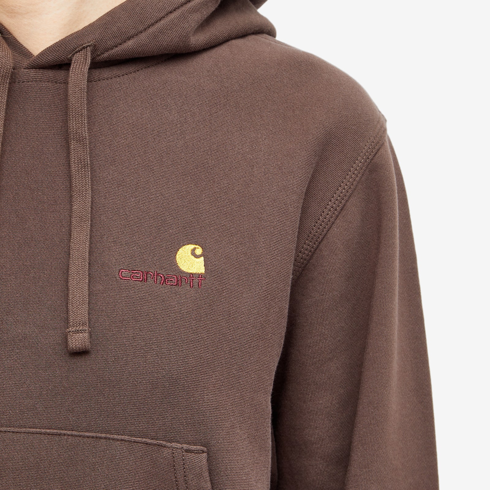 Carhartt WIP American Script Logo Hoodie Buckeye | END. (KR)