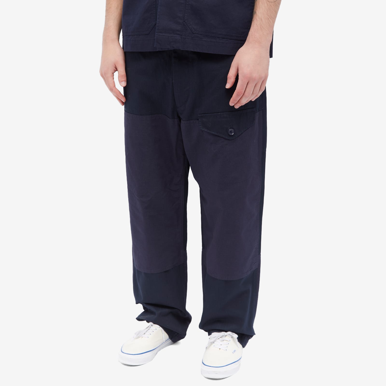 Engineered Garments Field Pant Dark Navy Herringbone Twill | END. (AT)
