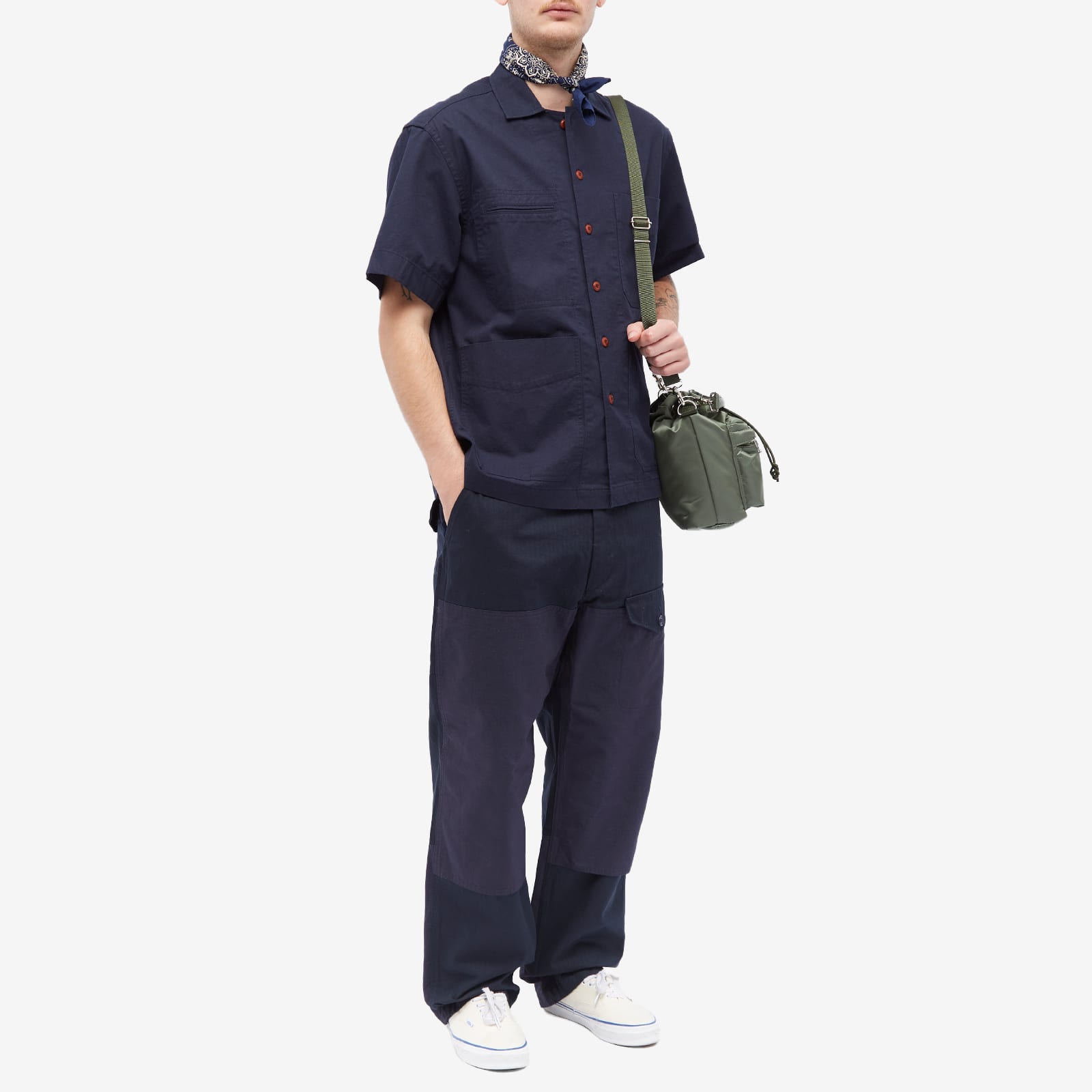 Engineered Garments Field Pant Dark Navy Herringbone Twill | END. (KR)