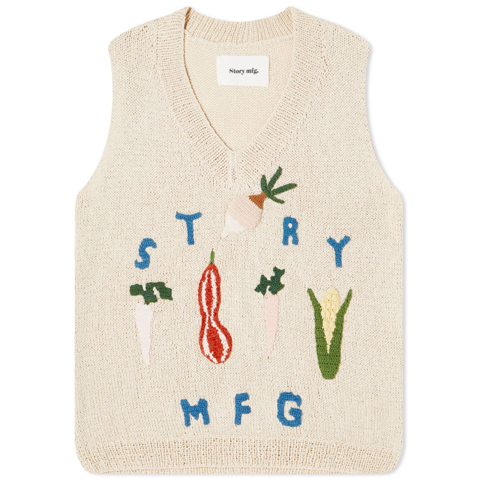 Story mfg. Party Knit Vest Squash | END. (KR)