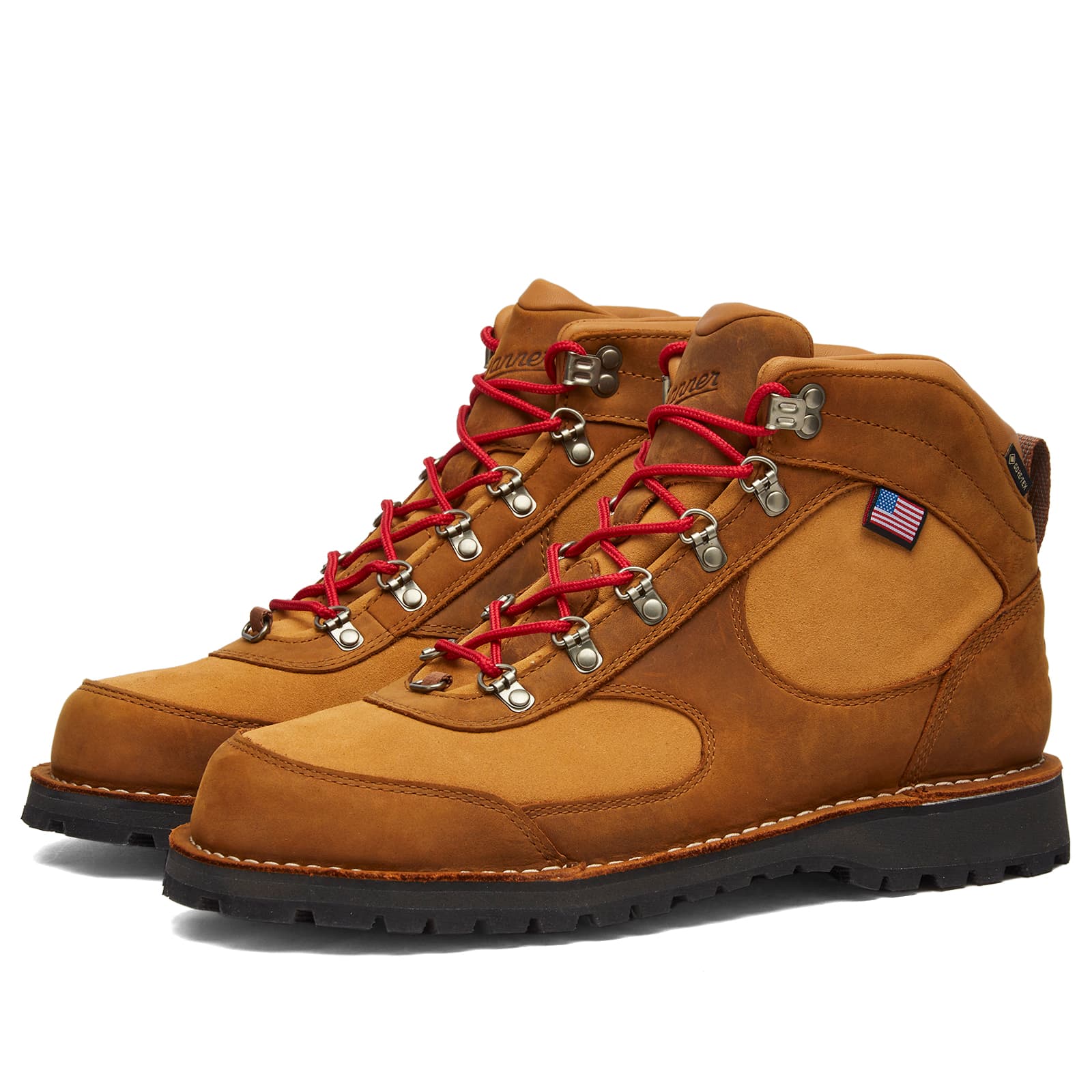 Danner Cascade Crest Hiking Boot Grizzly Brown & Rhodo Red | END. (US)