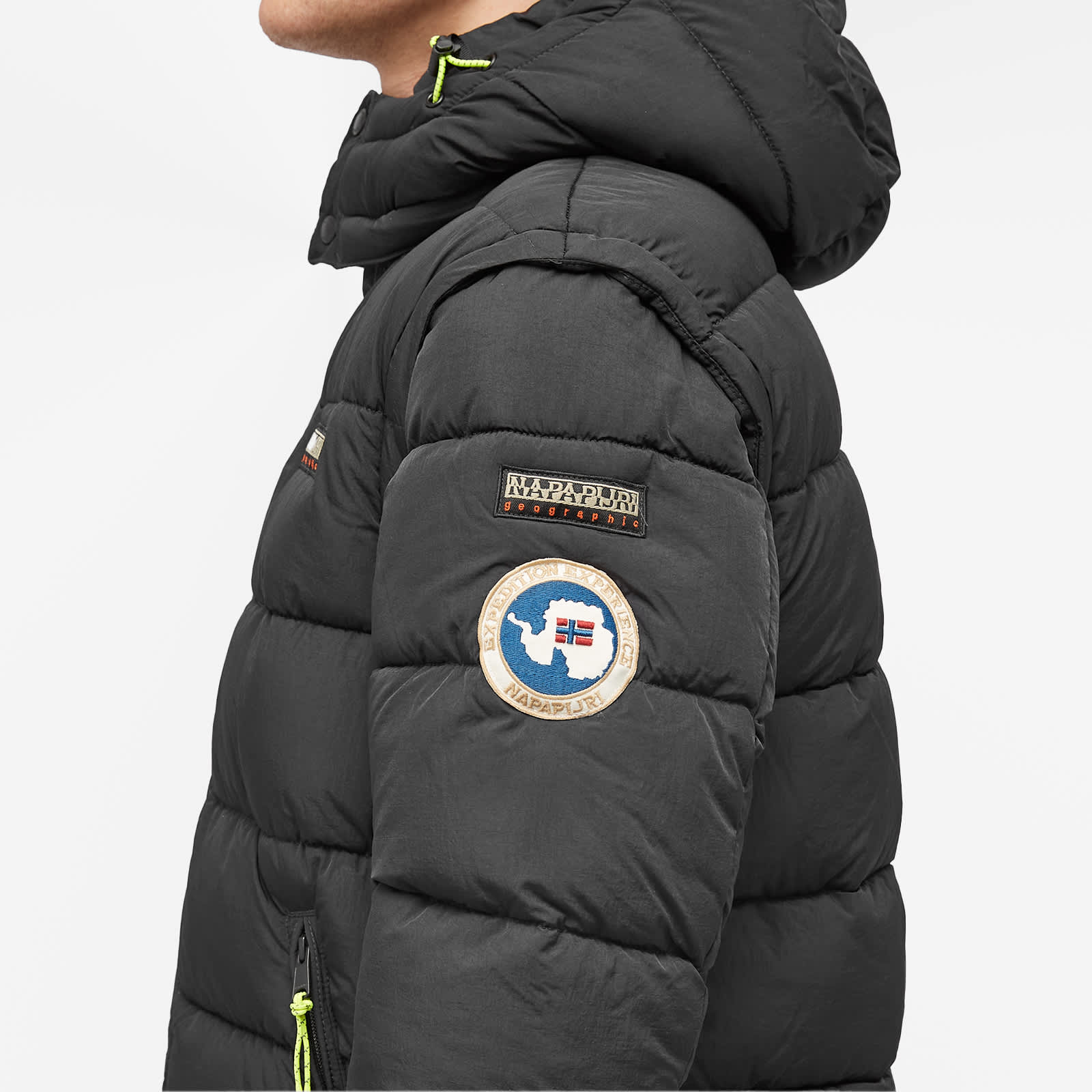 Napapijri Rick Modular Ripstop Puffer Jacket Black | END. (GB)