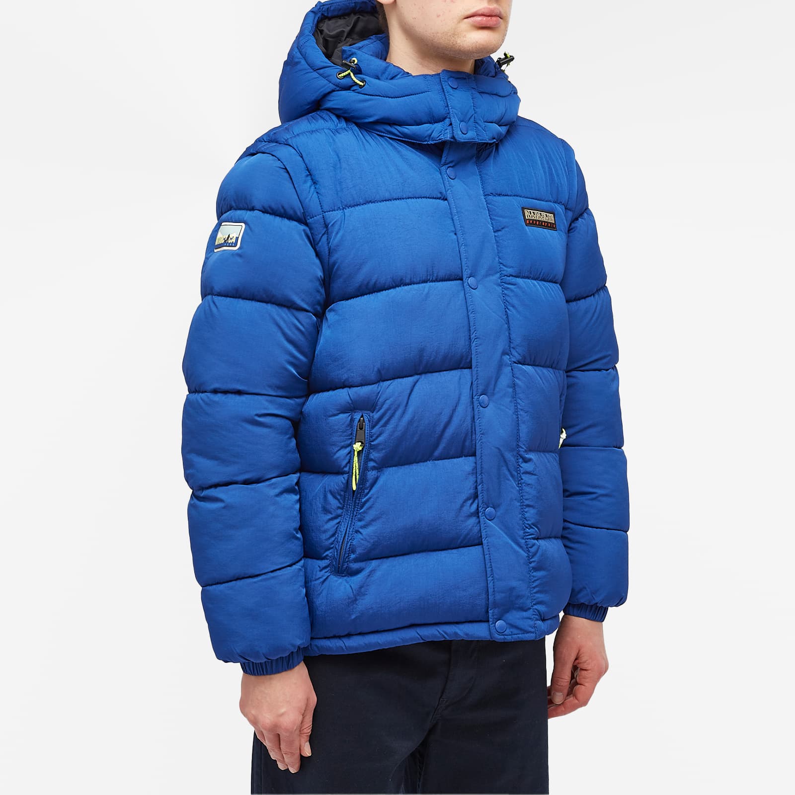 Napapijri Rick Modular Ripstop Puffer Jacket Blue Mazarin | END. (US)