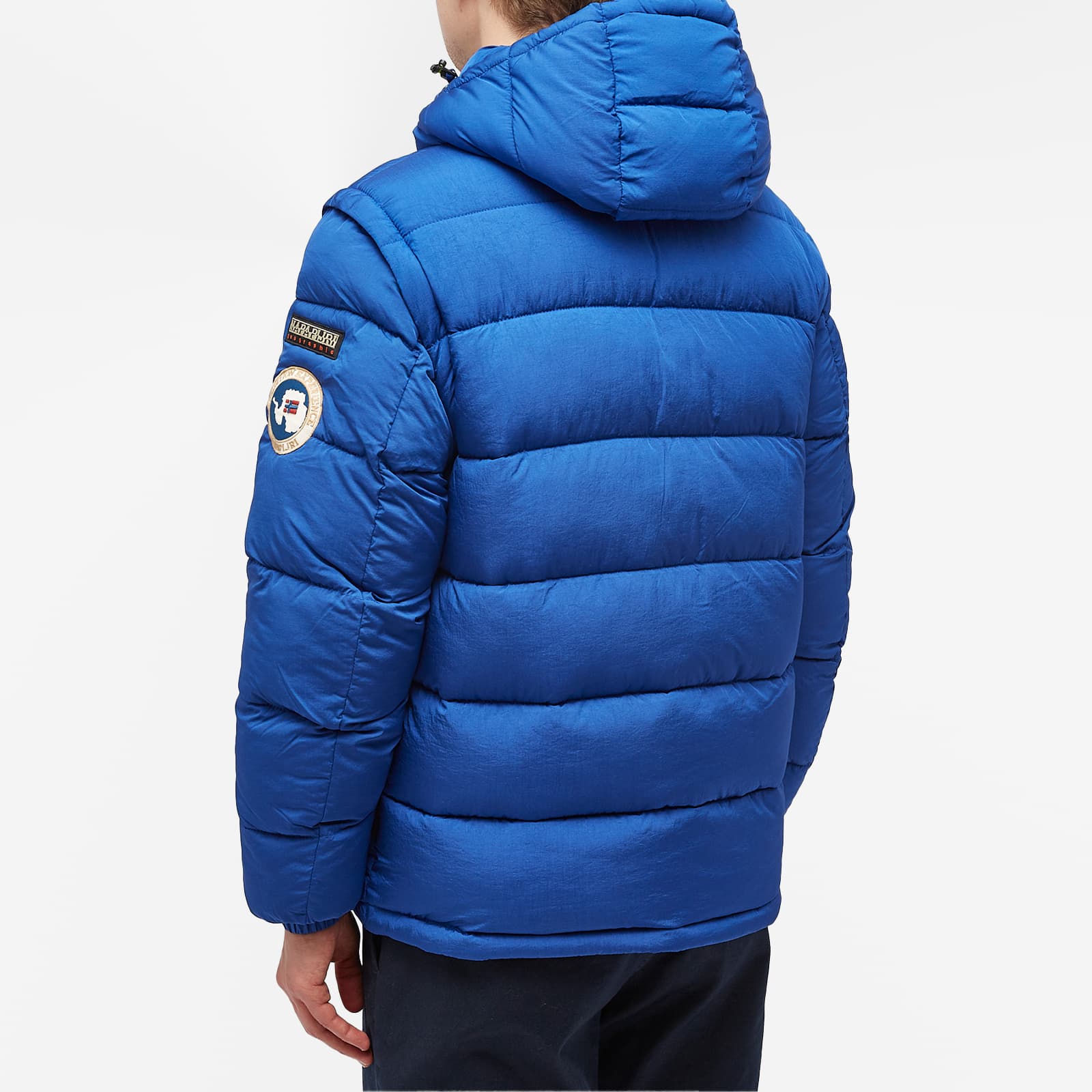 Napapijri Rick Modular Ripstop Puffer Jacket Blue Mazarin | END. (US)