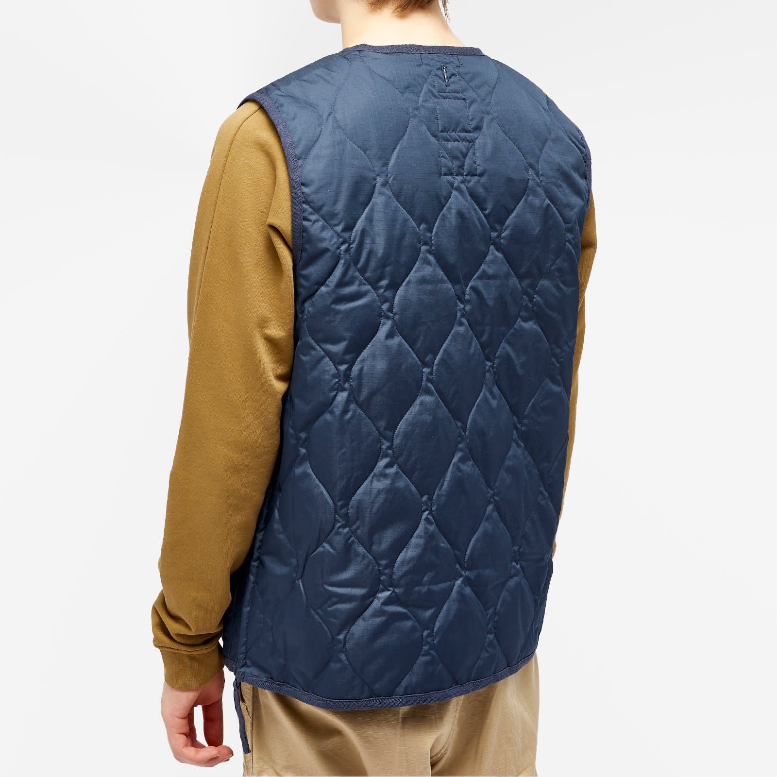 Taion Military Zip Down Vest Dark Navy | END. (US)