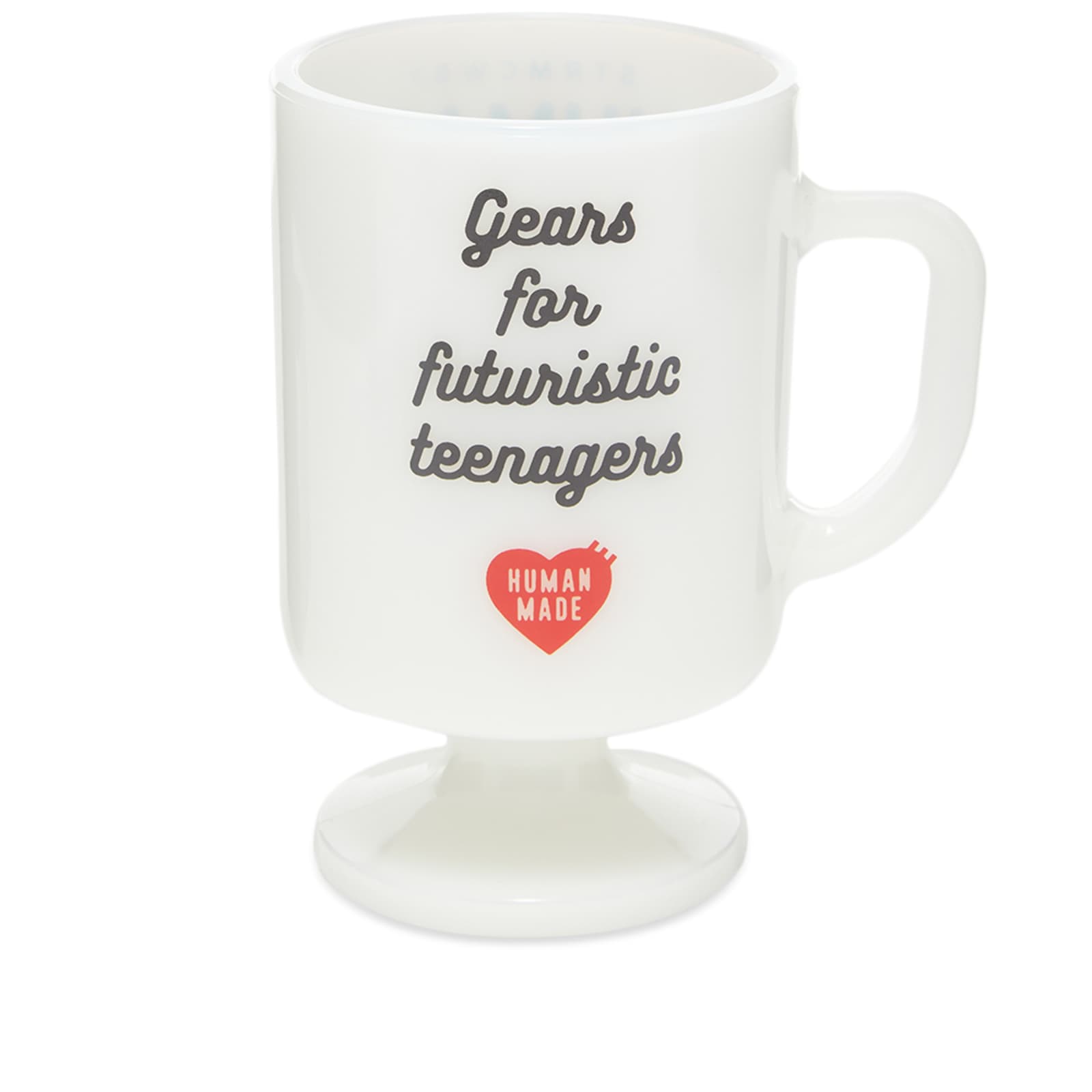 Human Made Milk Glass Pedestal Mug White | END. (US)