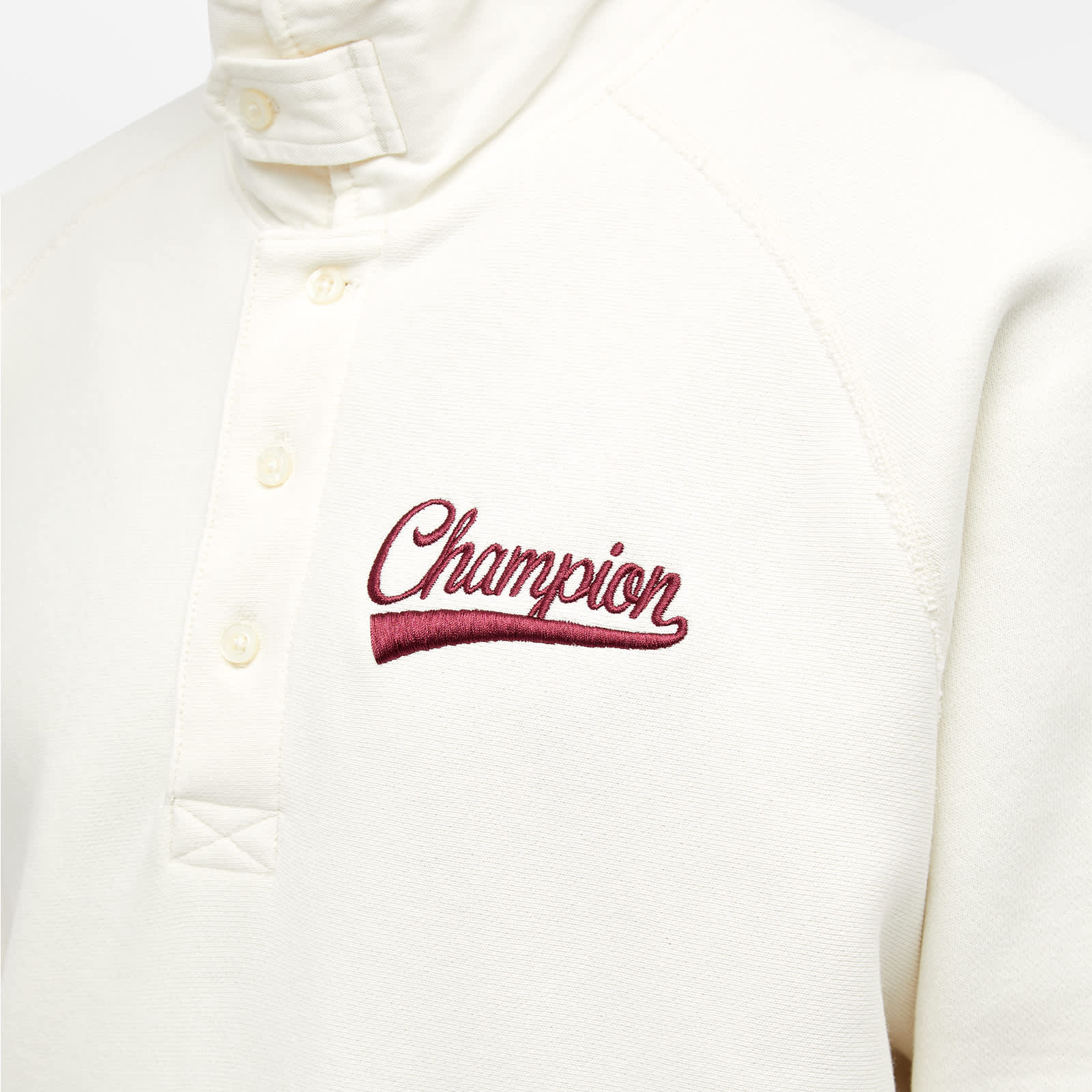 Champion Reverse Weave Button Collar Sweat Ecru | END.