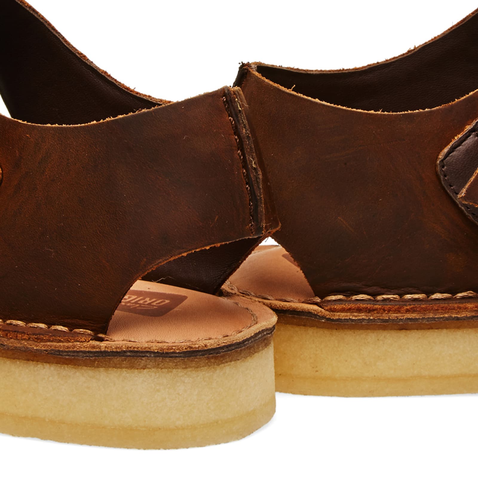 Clarks Originals Trek Strap Dark Brown Leather | END. (US)