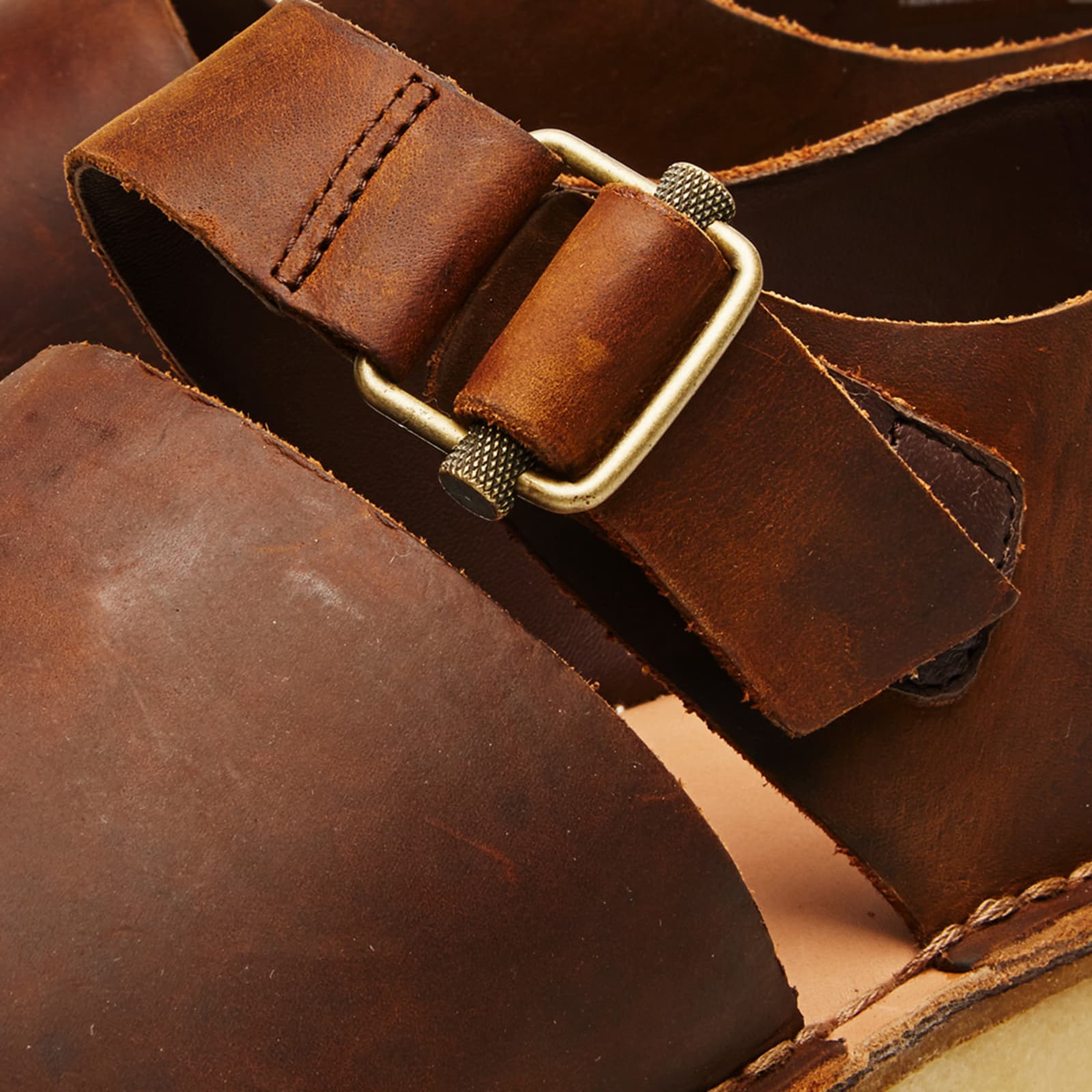Clarks Originals Trek Strap Dark Brown Leather | END. (US)