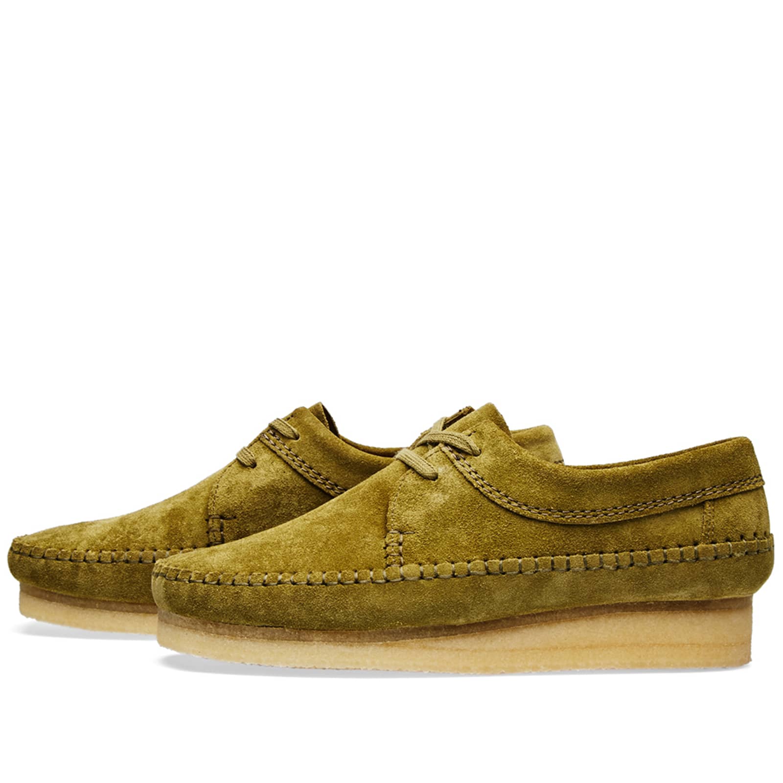 Clarks Originals Weaver Forest Green Suede | END. (GB)