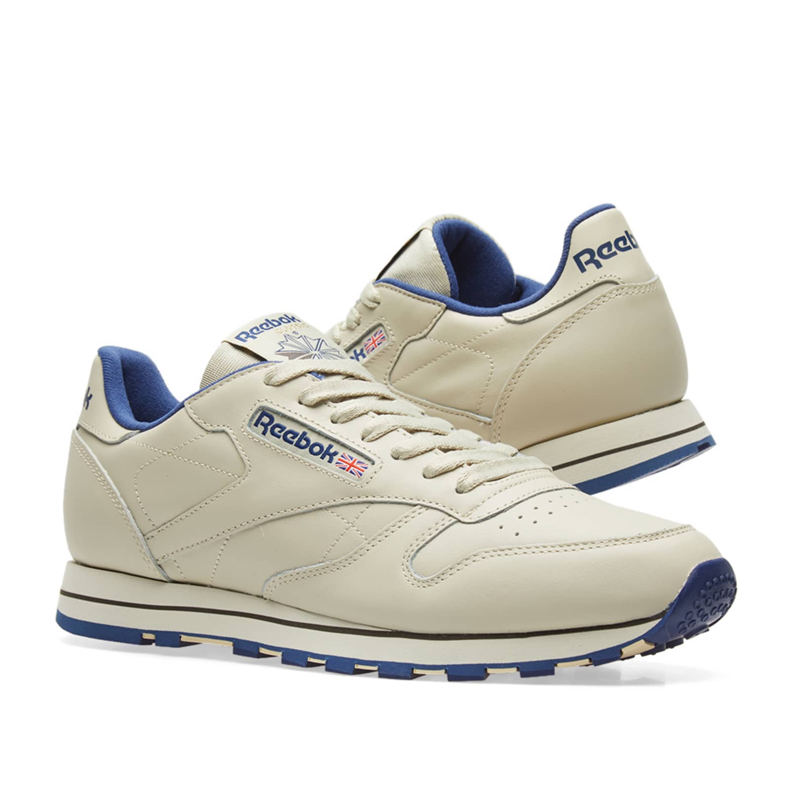 Reebok Classic Leather Ecru & Navy | END. (GB) Reebok Classic Leather Ecru & Navy | END. (GB)