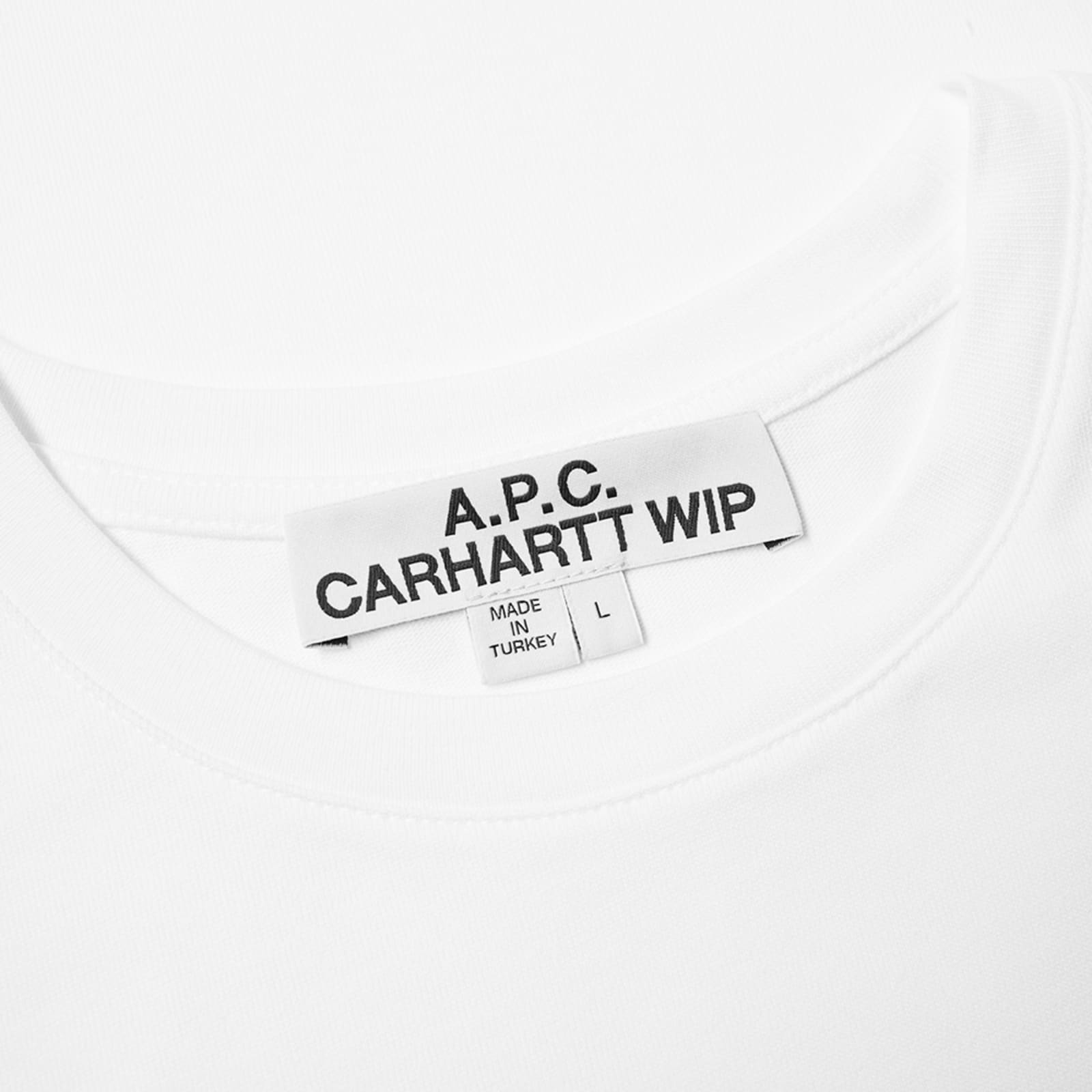 A.P.C. x Carhartt WIP Fire Logo Tee White | END.