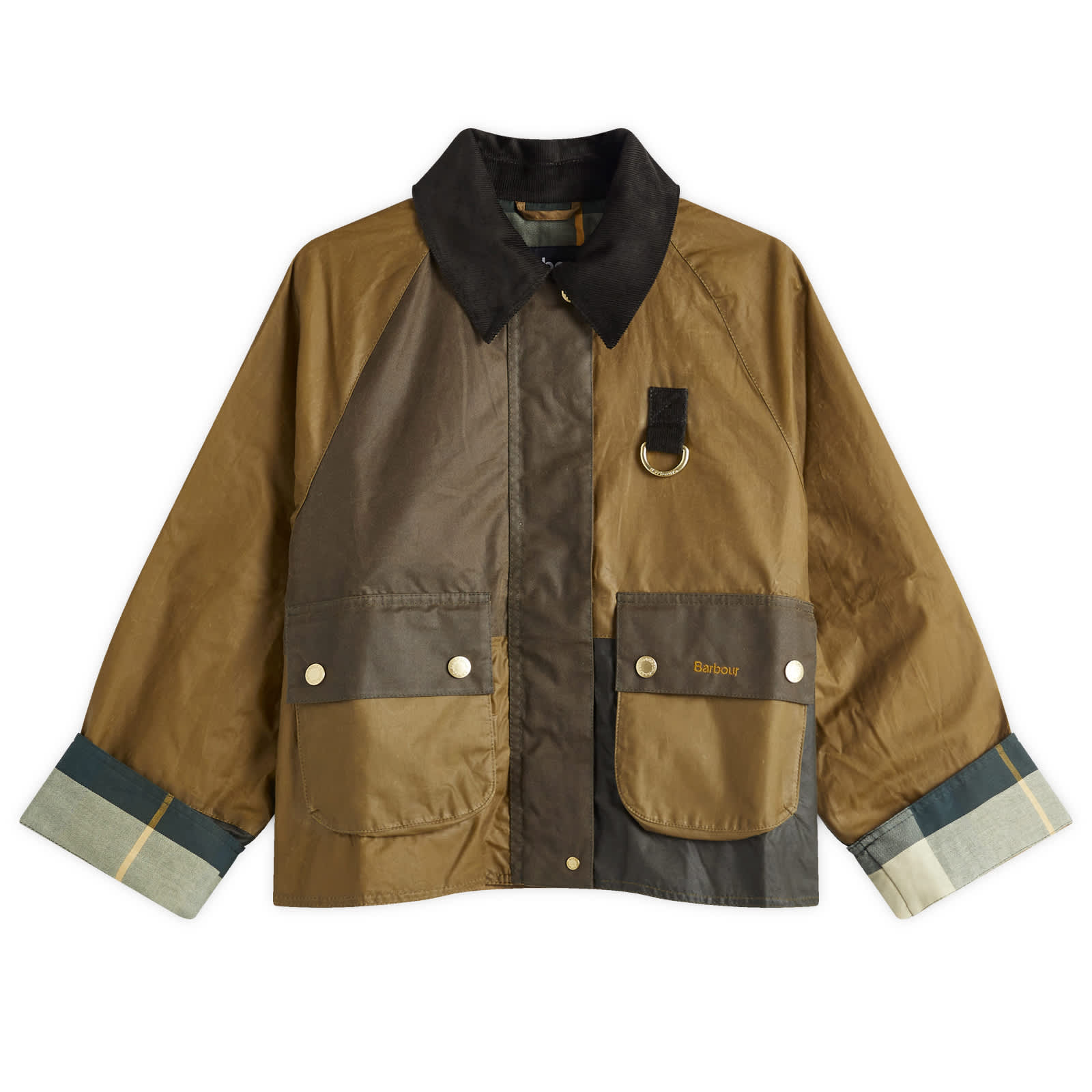 Barbour Alma Wax Jacket Sand & Archive Olive | END. (JP)