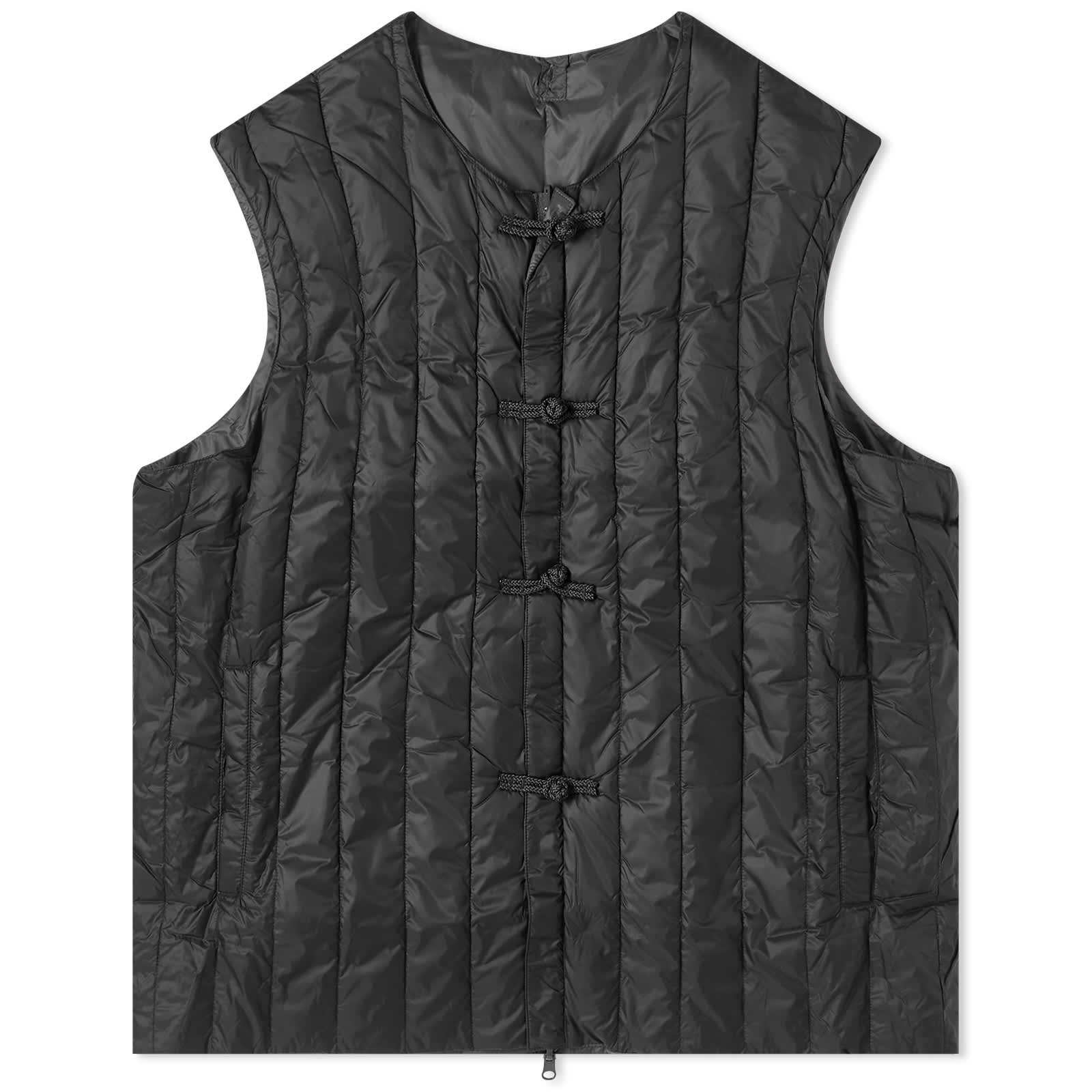Taion x Beams Lights Reversible Down Vest Black & Black | END. (US)